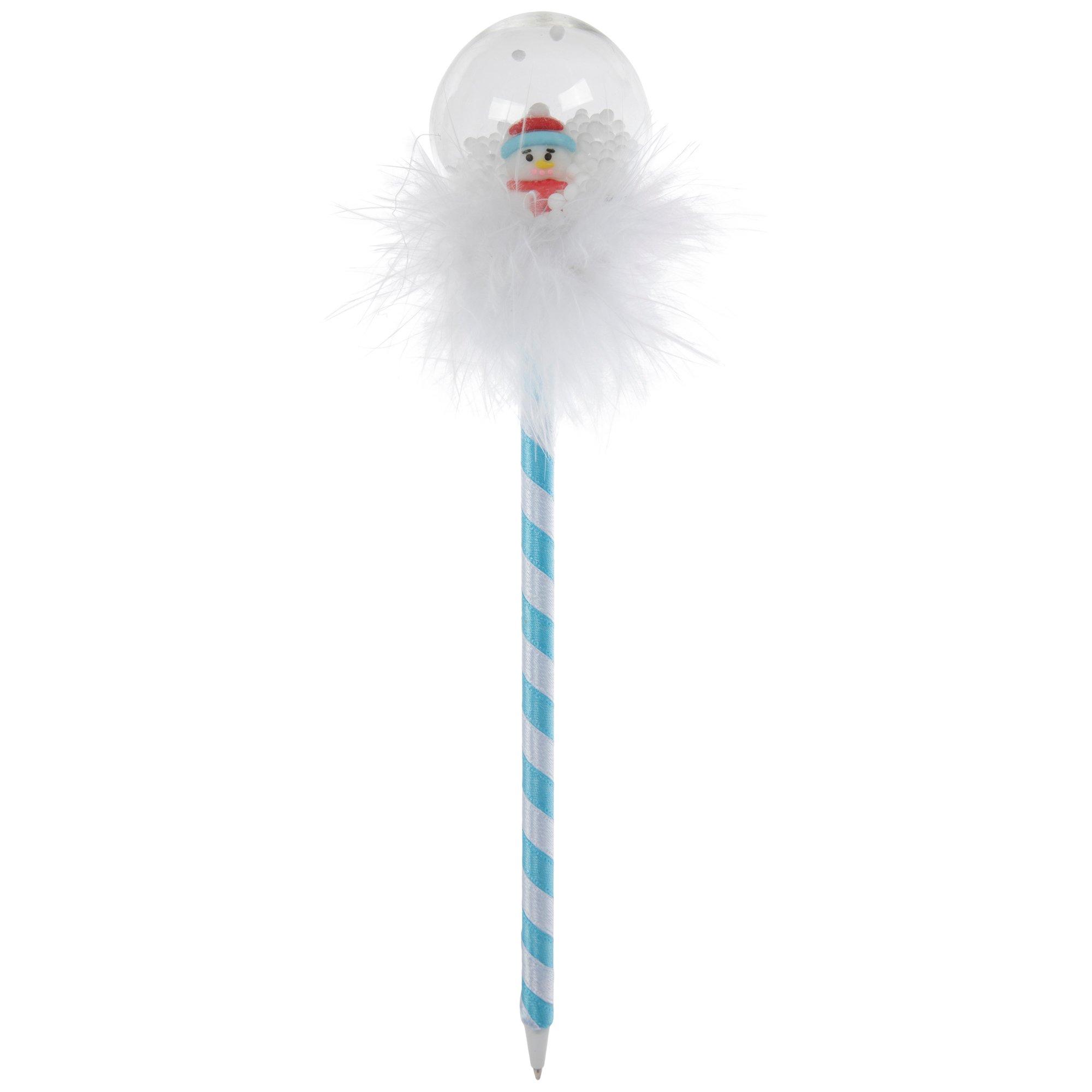 Snowman Snow Globe Striped Pen | Hobby Lobby | 206263503
