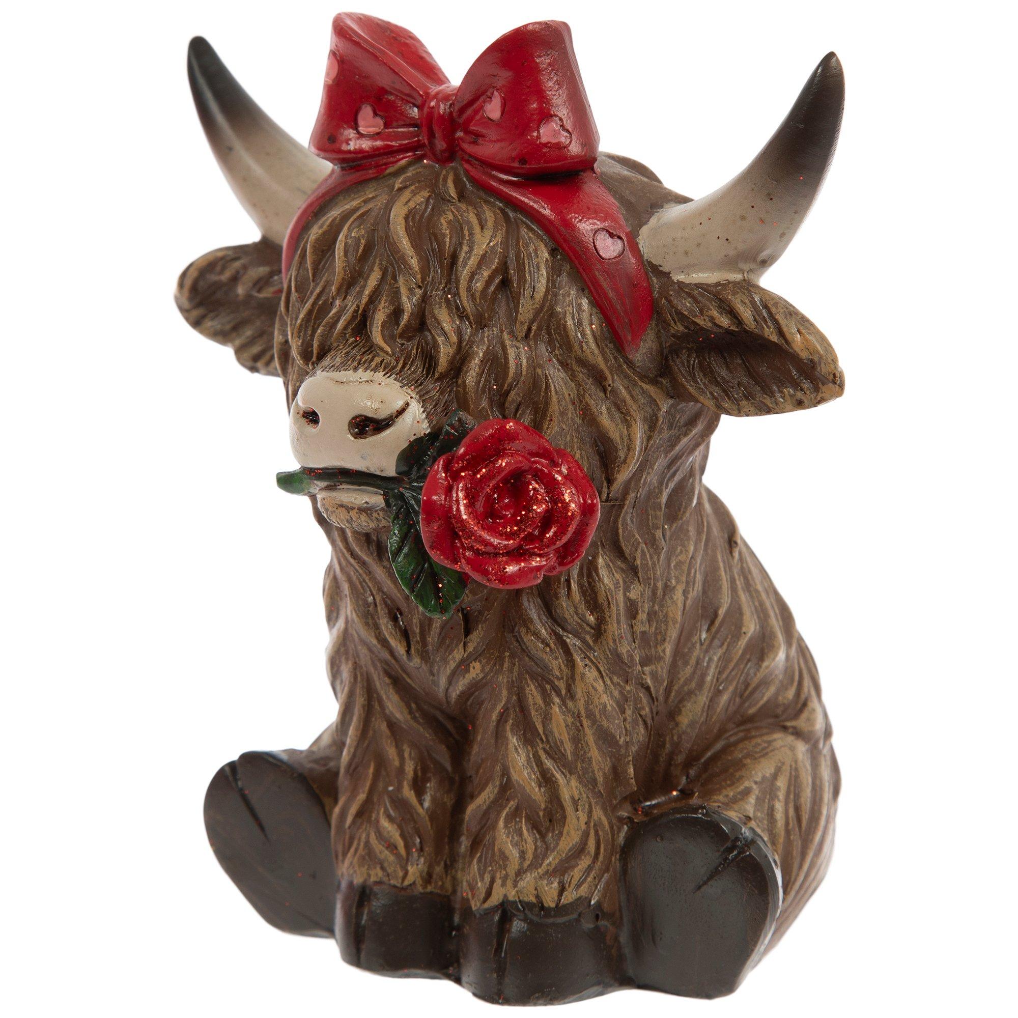 Highland Cow With Red Rose | Hobby Lobby | 206278873