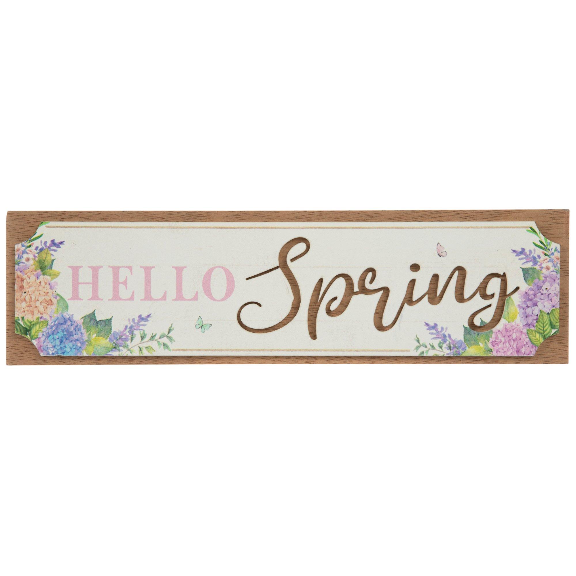 Hello Spring Wood Decor | Hobby Lobby | 206295935