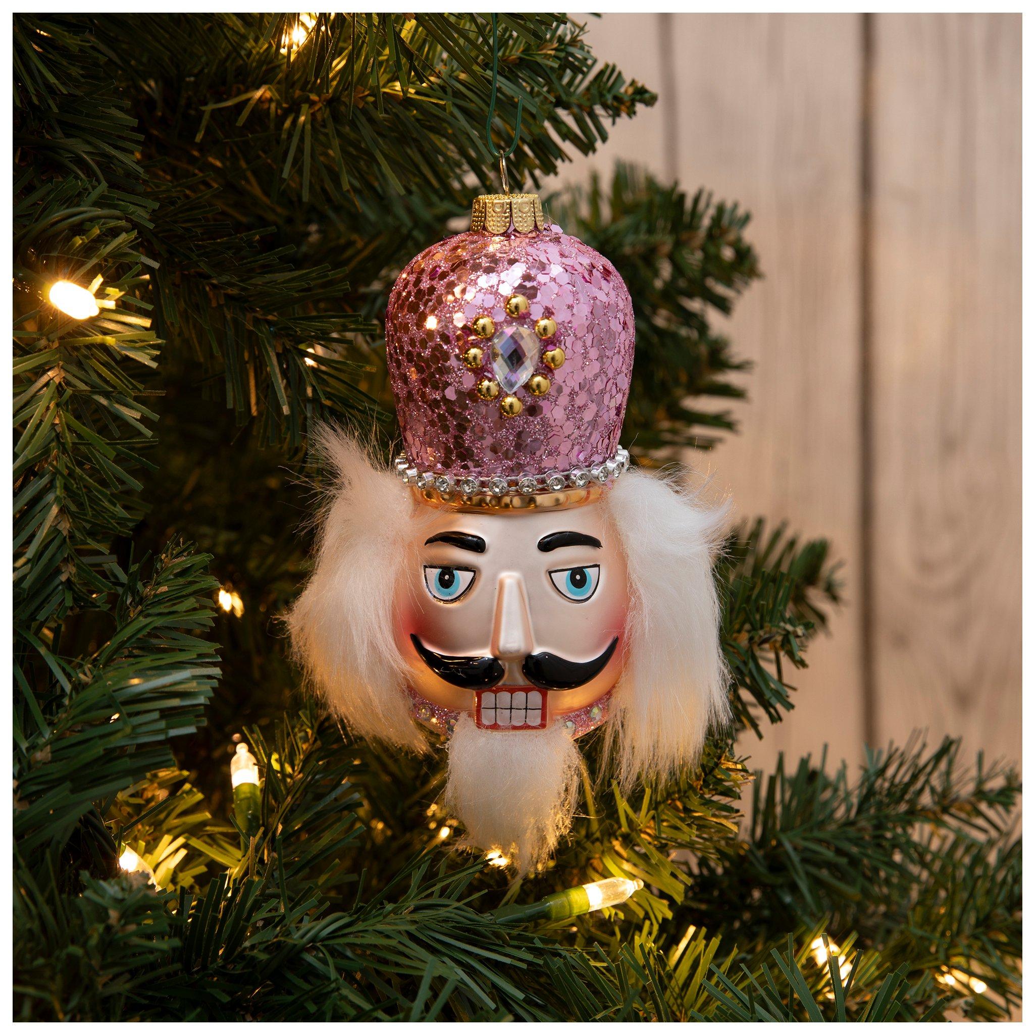 Glittery Nutcracker Head Ornament | Hobby Lobby | 206340079