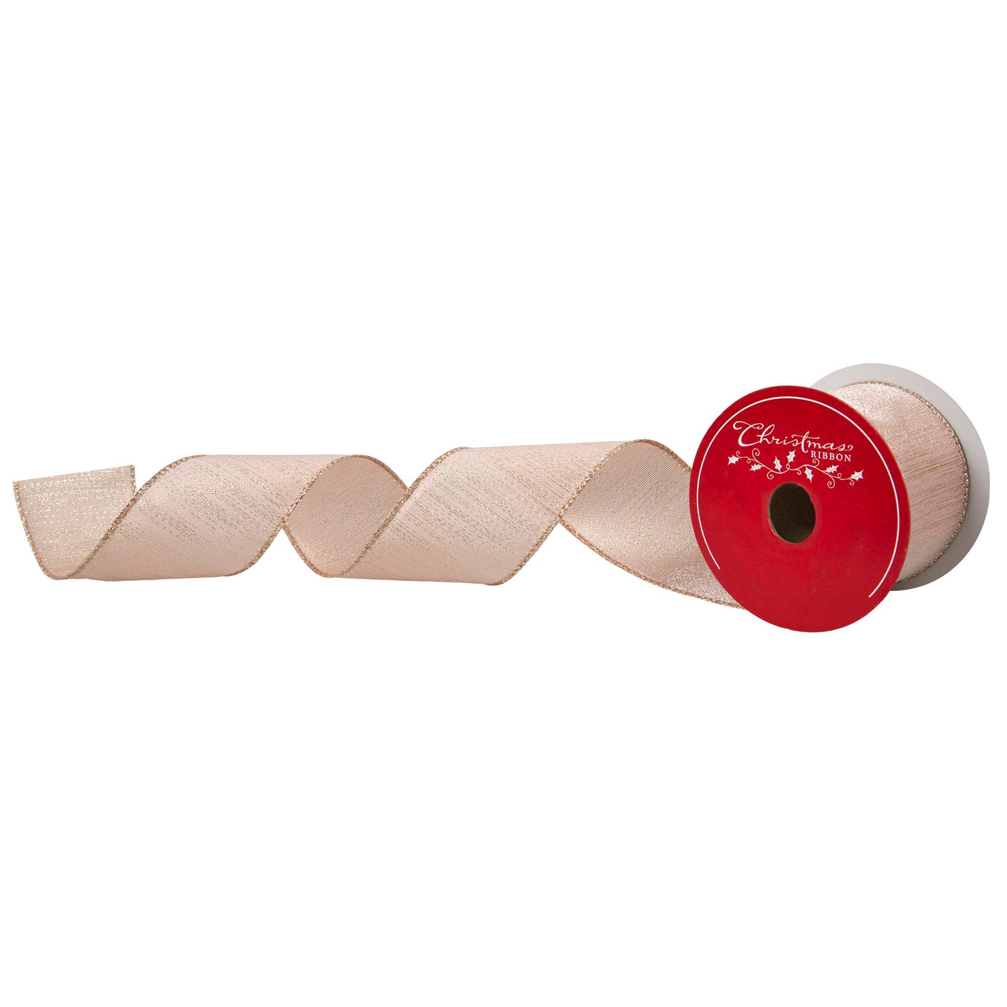 Rose Gold Wired Edge Ribbon | Hobby Lobby | 206346480