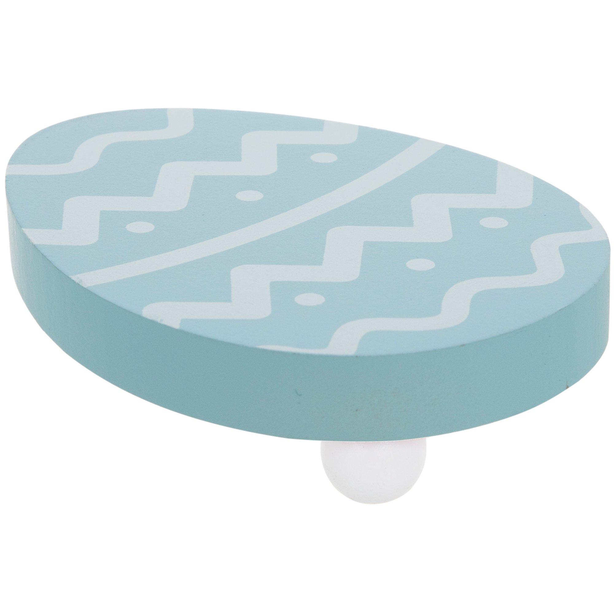 Blue Patterned Egg Wood Riser | Hobby Lobby | 206370241