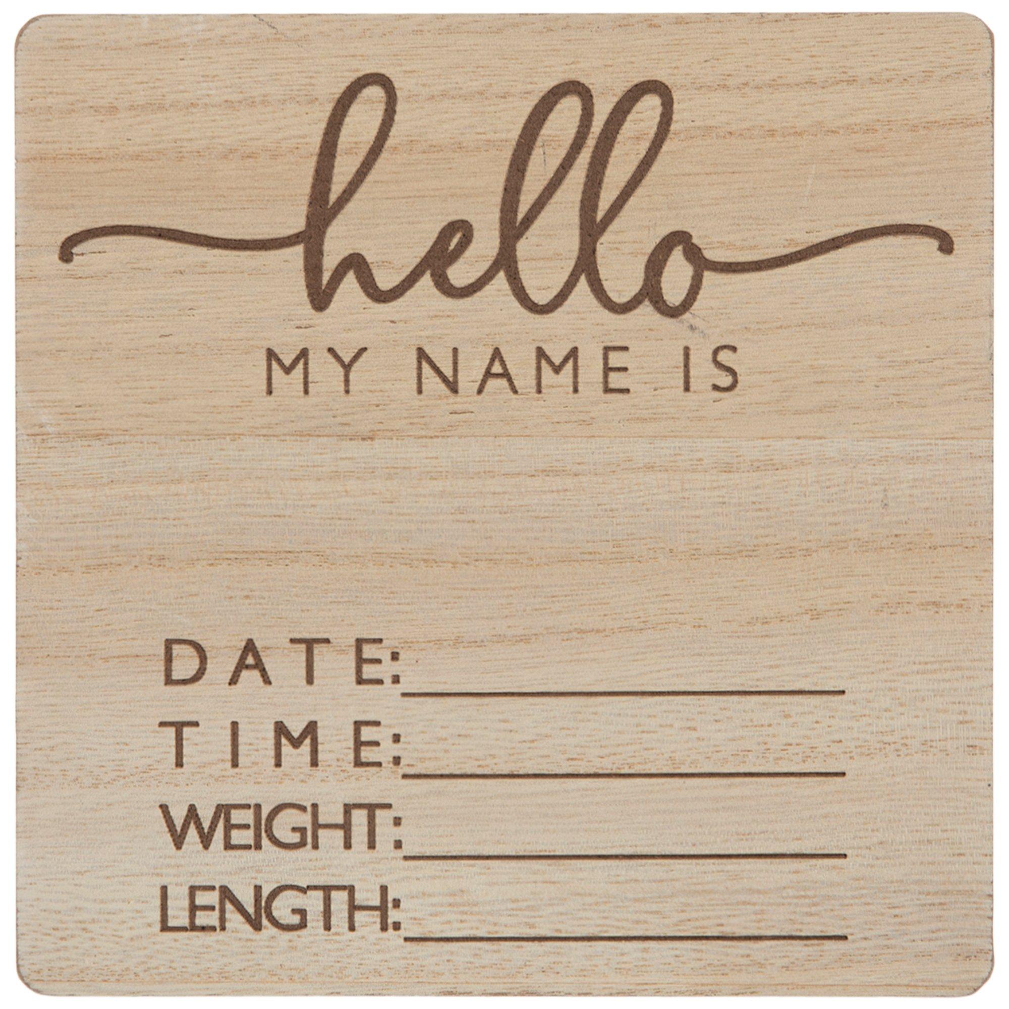 Hello My Name Is Wood Wall Decor | Hobby Lobby | 2075844