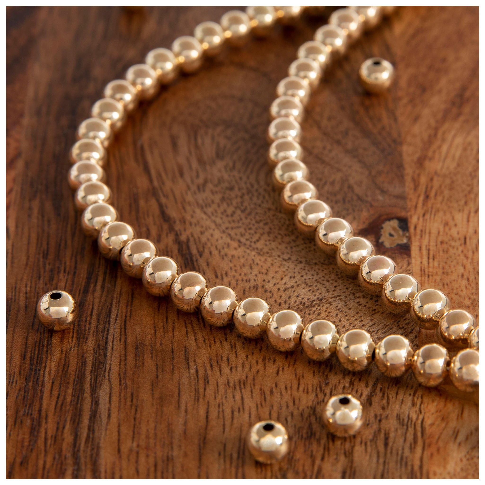 Round Metal Bead Strands | Hobby Lobby | 2082287