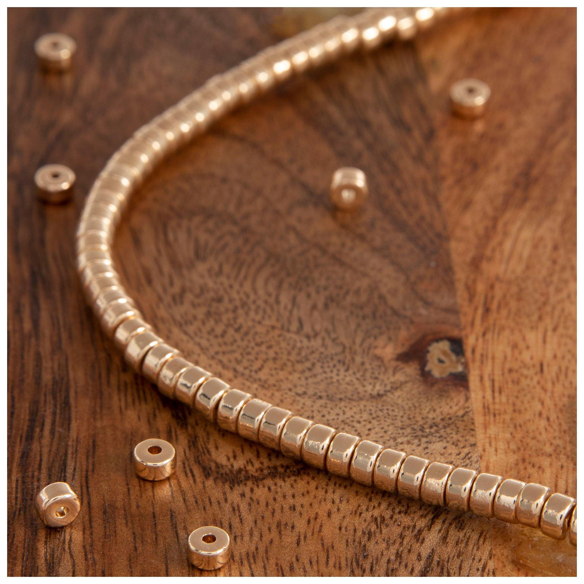 Smooth Tube Metal Bead Strand | Hobby Lobby | 2082345