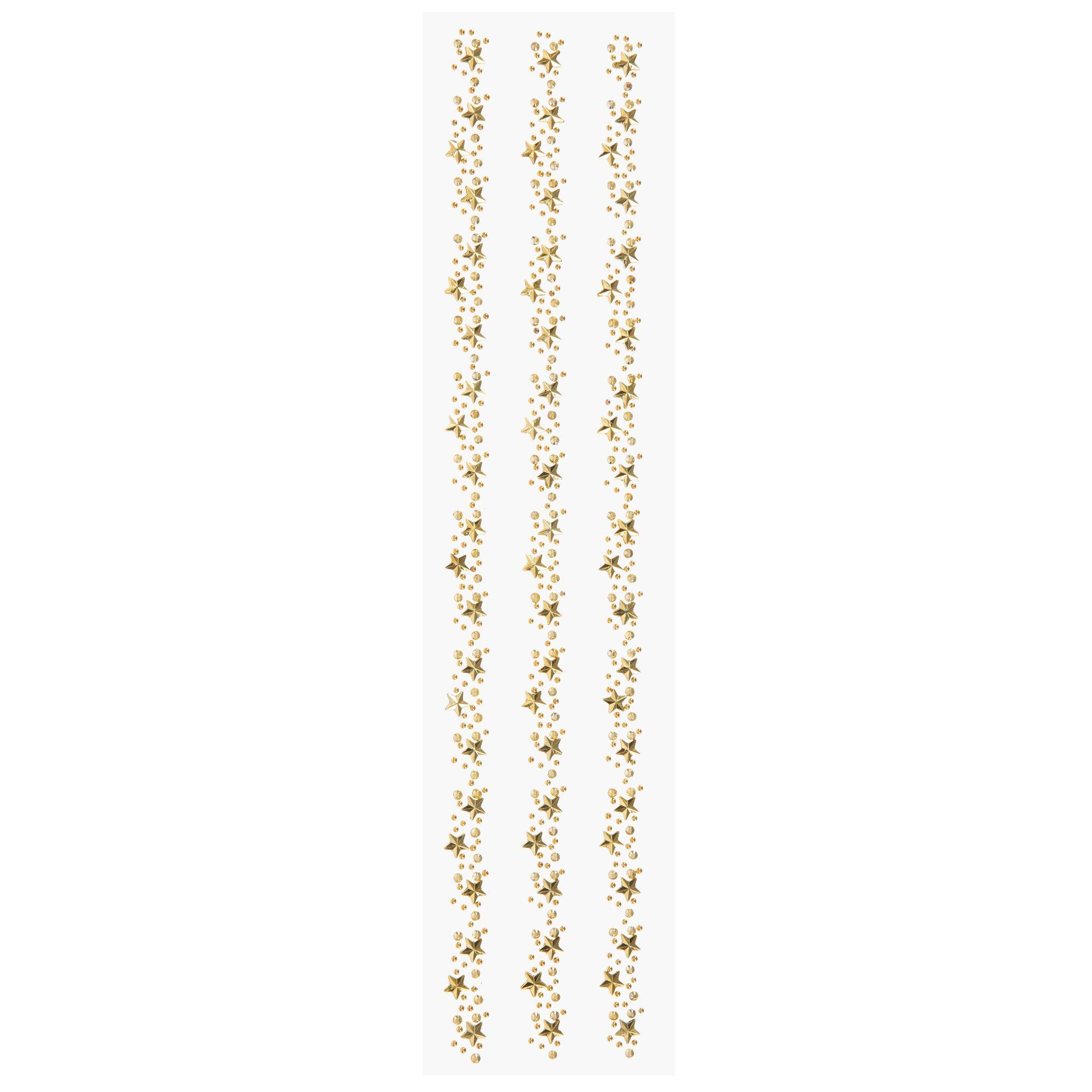 Gold Stars & Dots Border Stickers | Hobby Lobby | 2083913