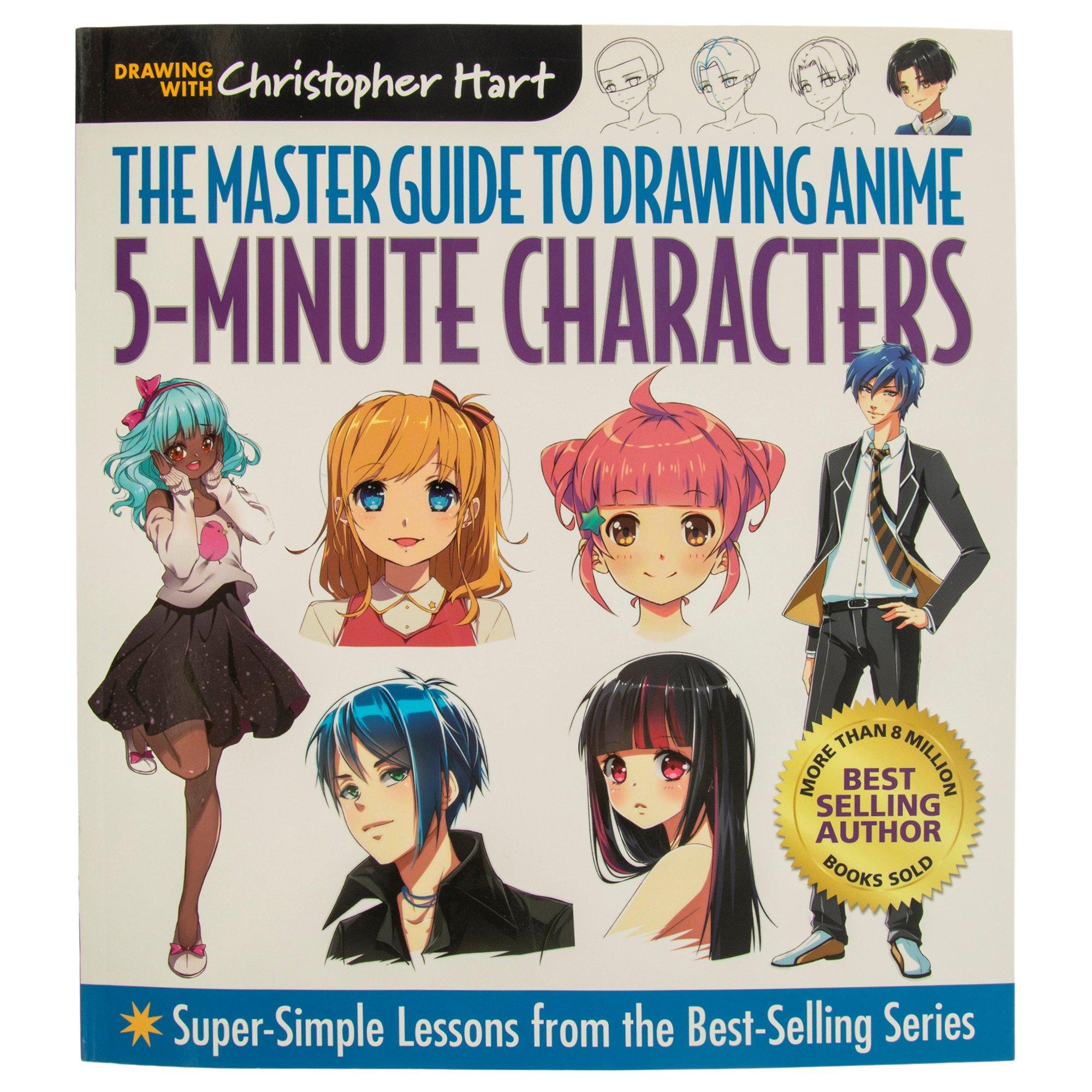 The Master Guide To Drawing Anime: 5 Minute Characters | Hobby Lobby ...