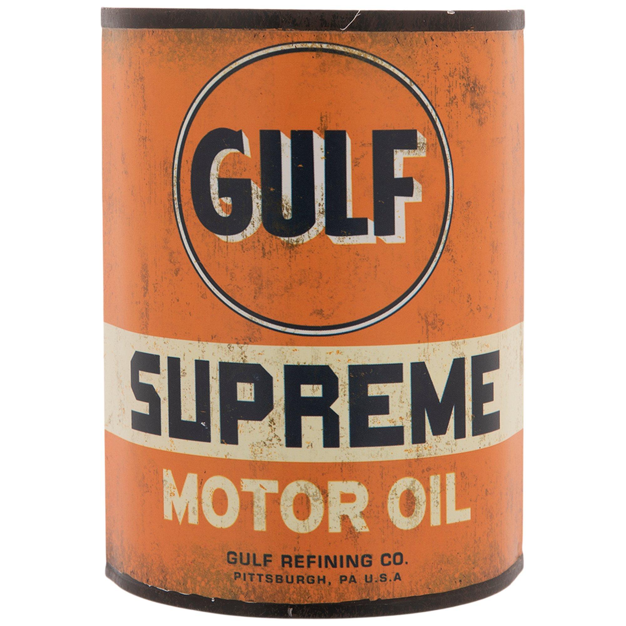 Old Gulf Oil Cans