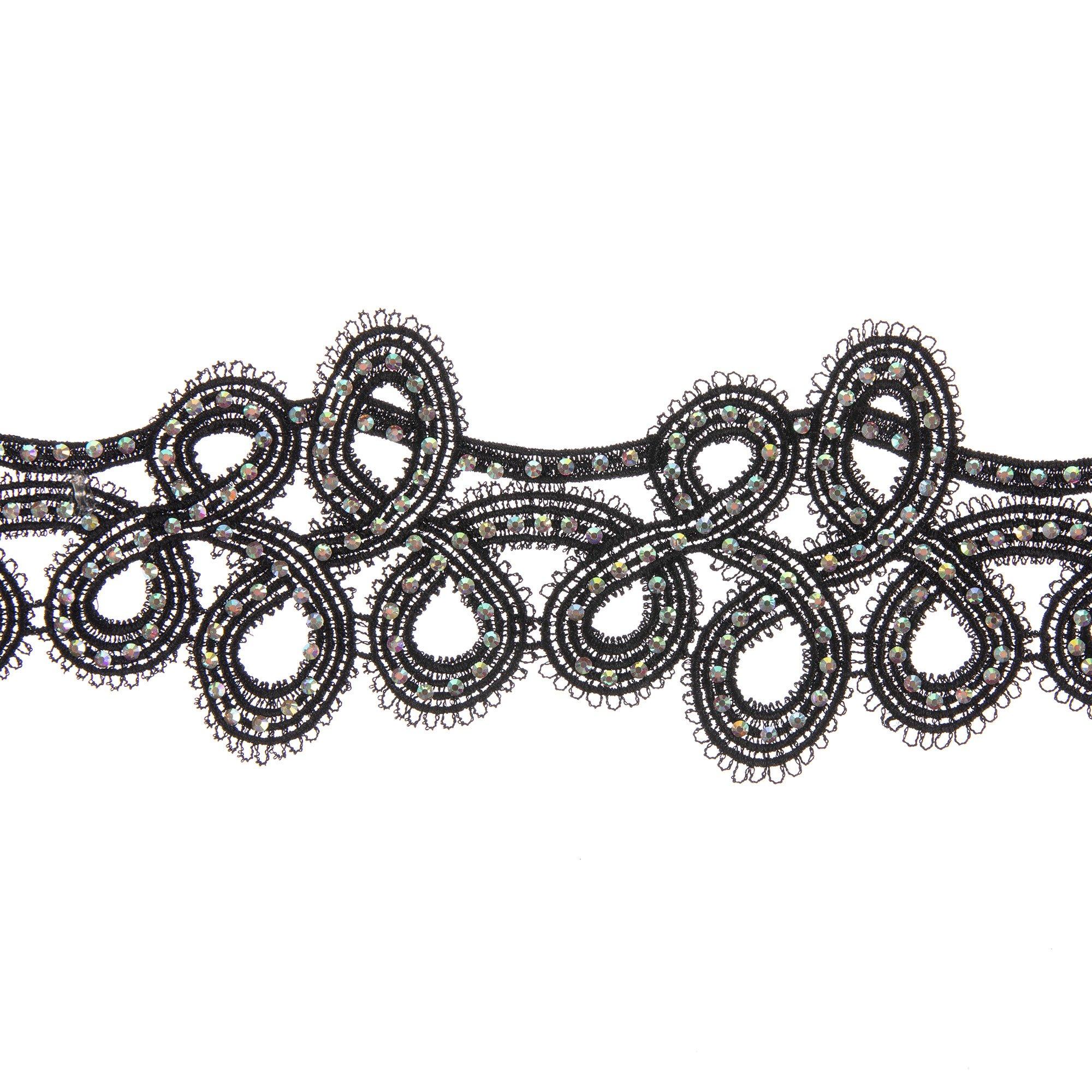 Black Lace Rhinestone Trim | Hobby Lobby | 2097962