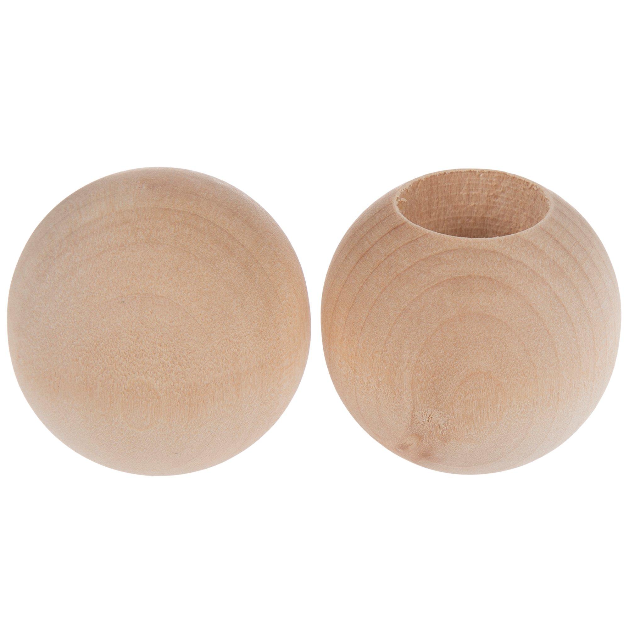 Wood Dowel Cap With 5/8" Hole - 1 1/4" | Hobby Lobby | 211177
