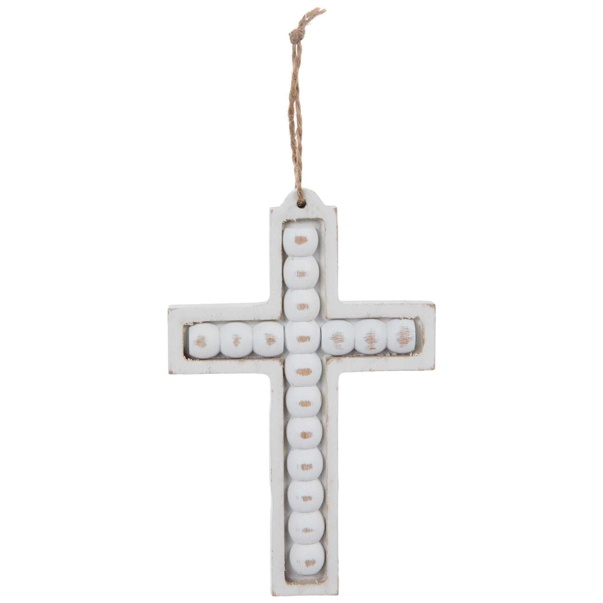 Beaded Center Wood Wall Cross | Hobby Lobby | 2121085