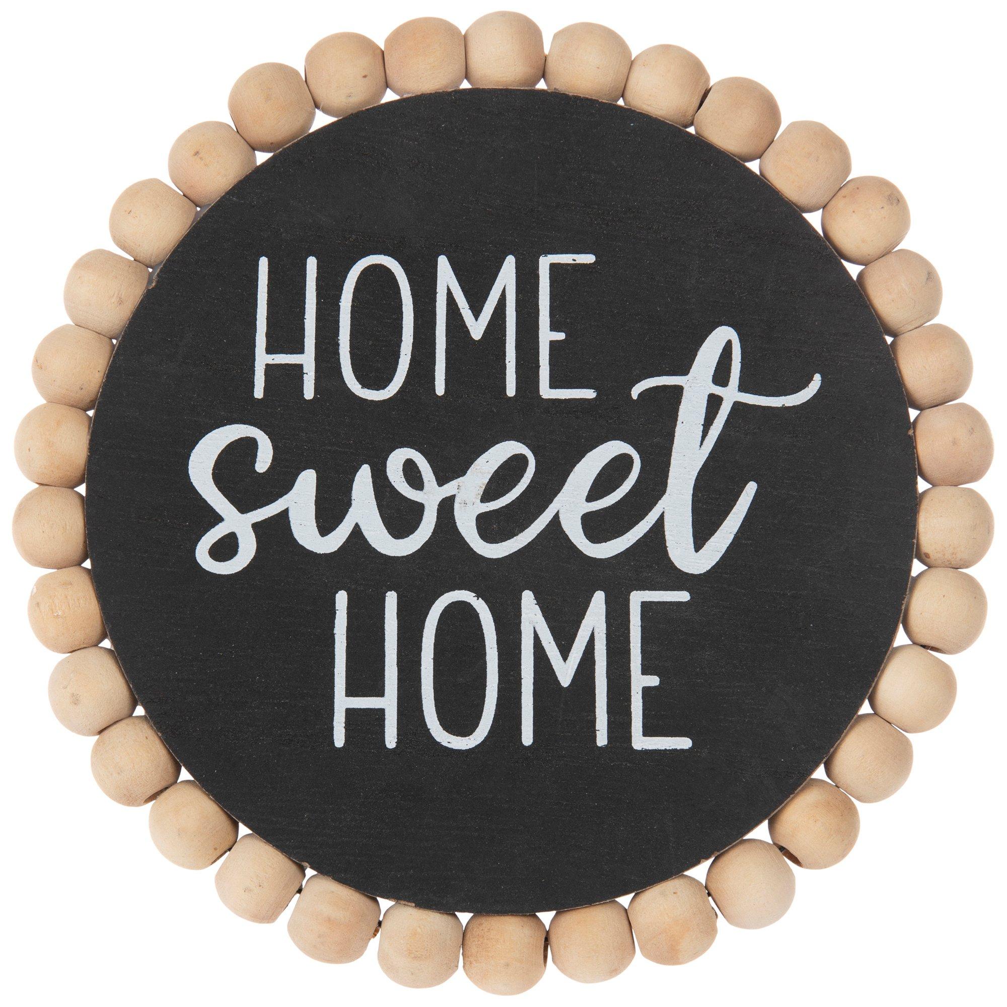 Home Sweet Home Beaded Wood Decor | Hobby Lobby | 2123131
