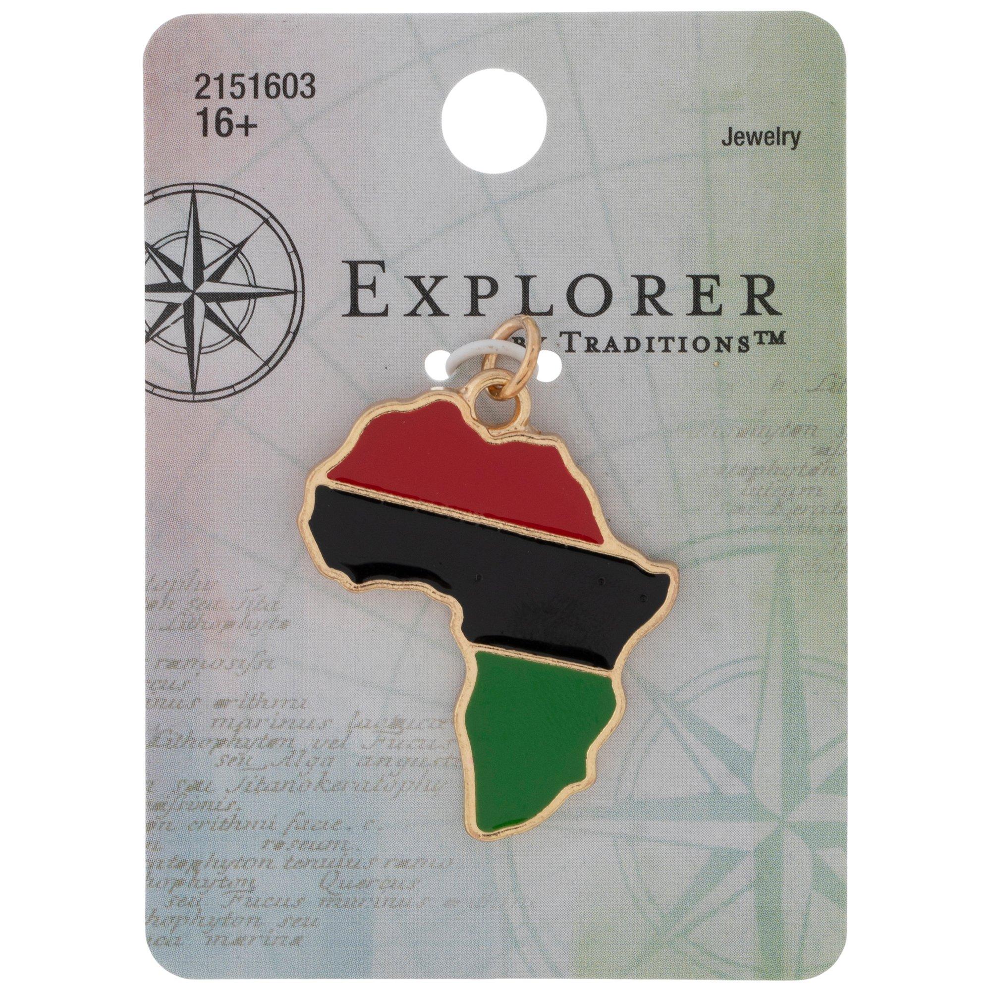 African Flag & Shape Pendant | Hobby Lobby | 2151603