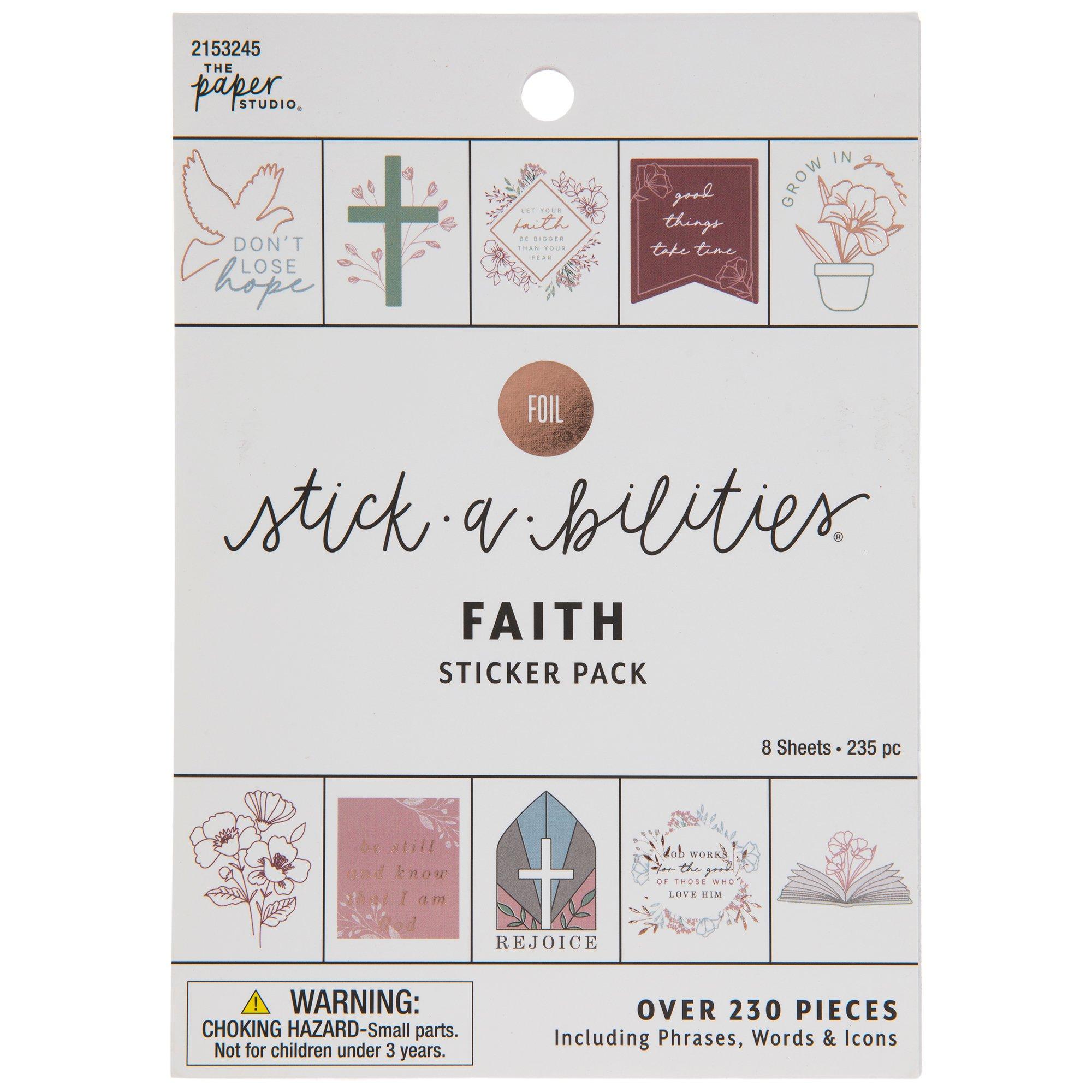 Faith Foil Stickers | Hobby Lobby | 2153245
