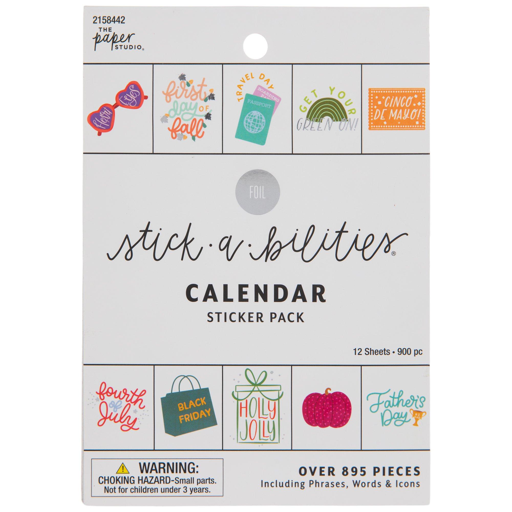 Calendar Foil Stickers | Hobby Lobby | 2158442