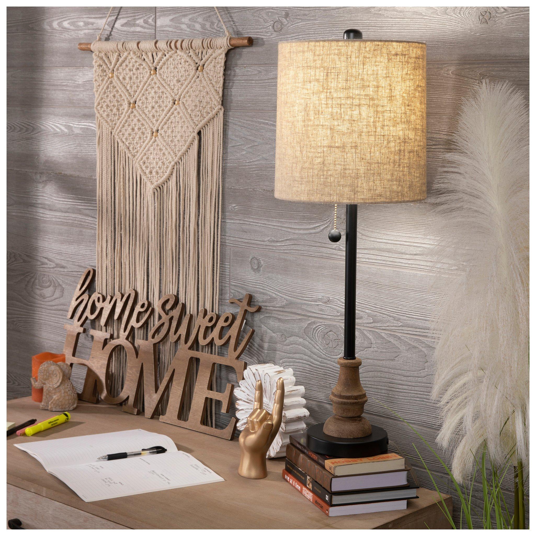 Black & Brown Metal Buffet Lamp | Hobby Lobby | 2159895