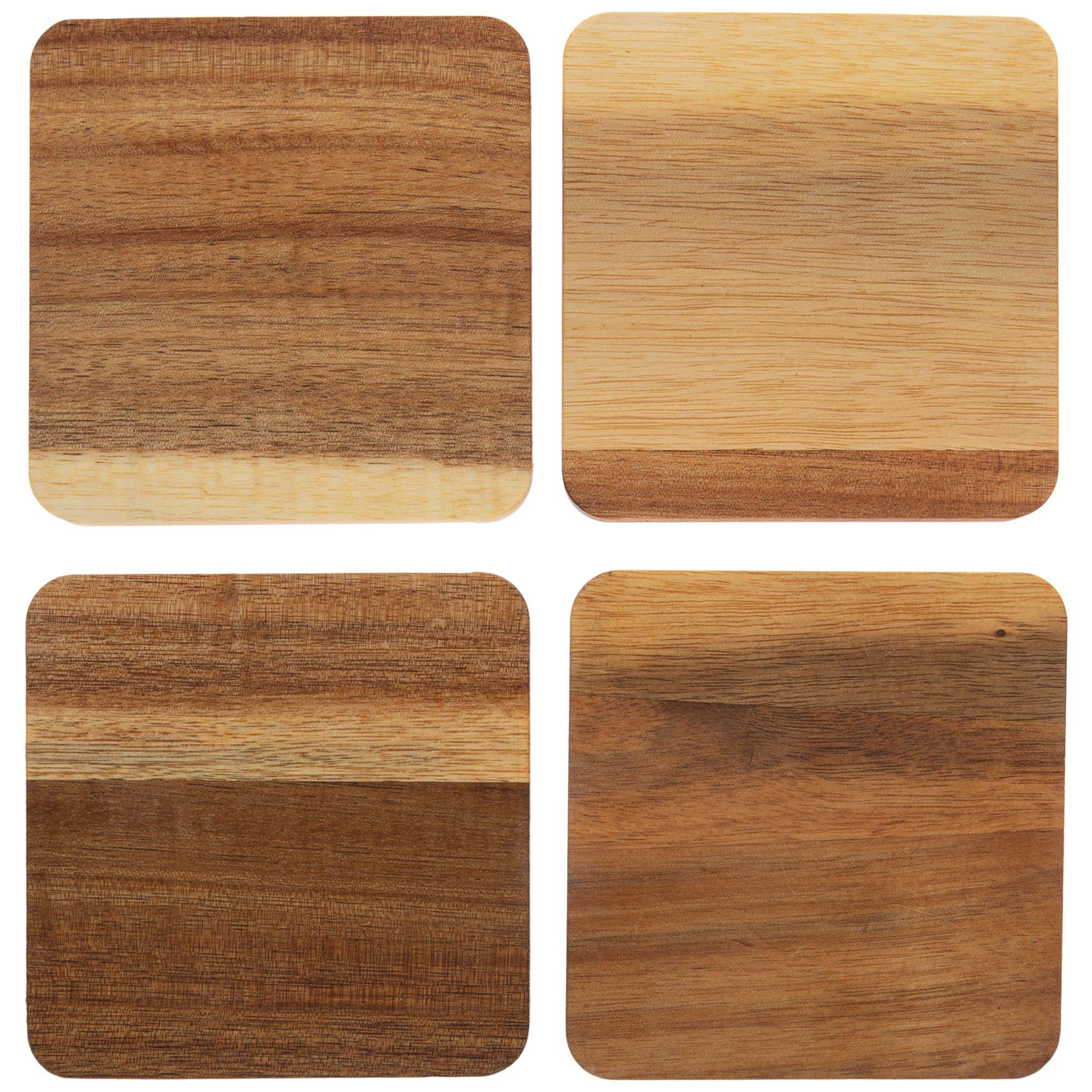 Square Acacia Wood Coasters | Hobby Lobby | 2168839