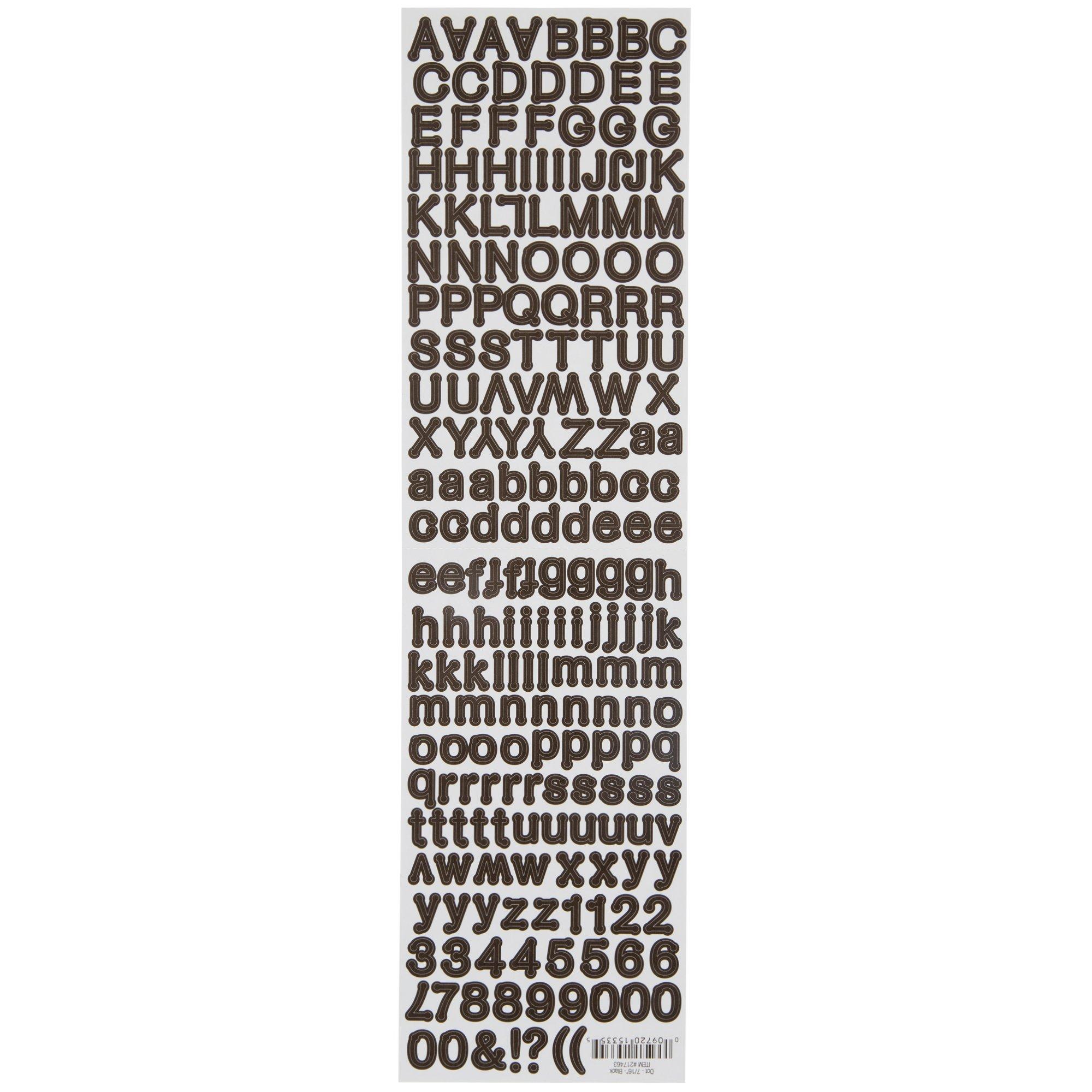 Dot Alphabet Stickers | Hobby Lobby | 217463