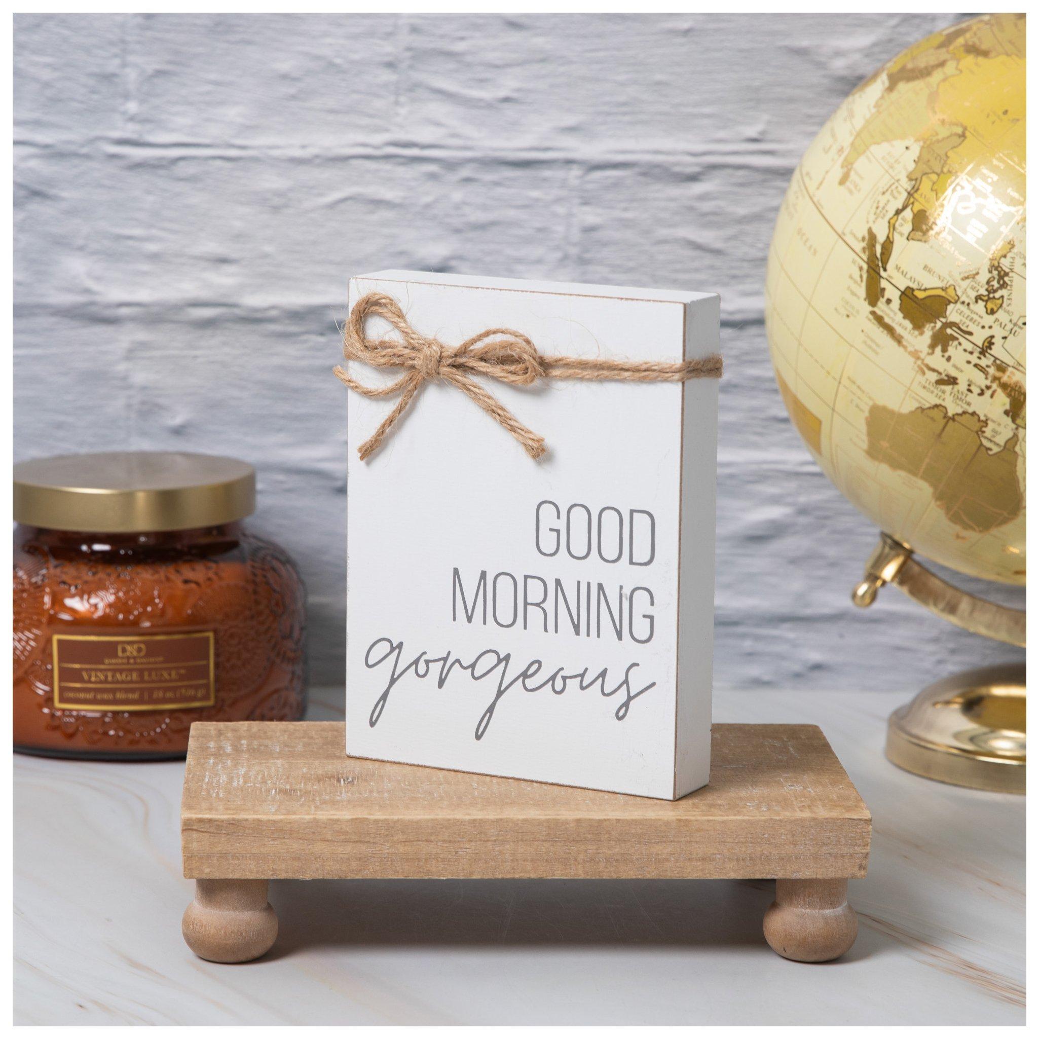 Good Morning Gorgeous Wood Decor | Hobby Lobby | 2177319