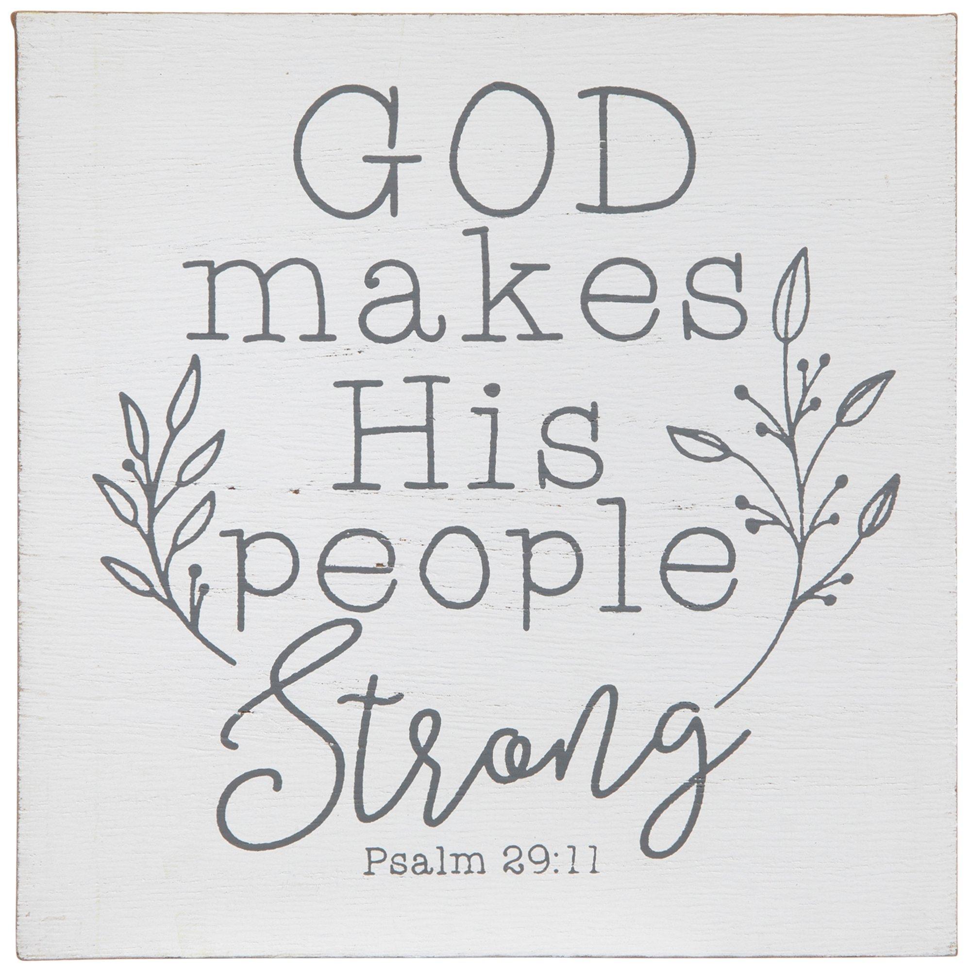 Psalm 29:11 Wood Decor | Hobby Lobby | 2177434