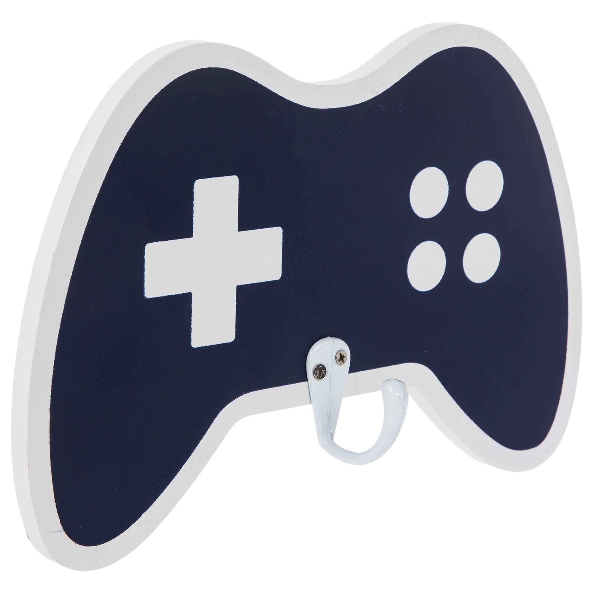 Blue Gaming Controller Wood Wall Hook | Hobby Lobby | 2183044