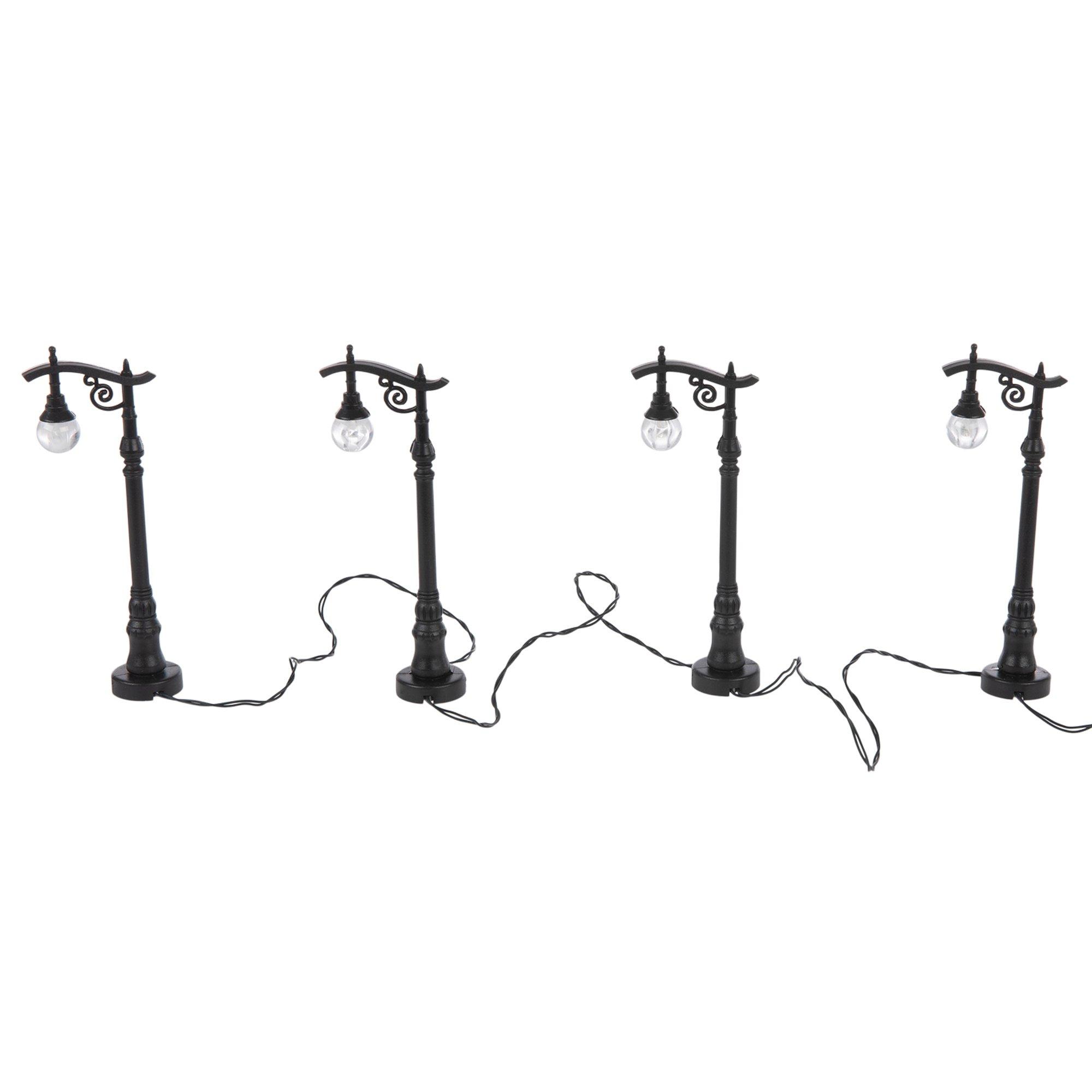 Miniature Black LED Lamp Posts | Hobby Lobby | 2189421