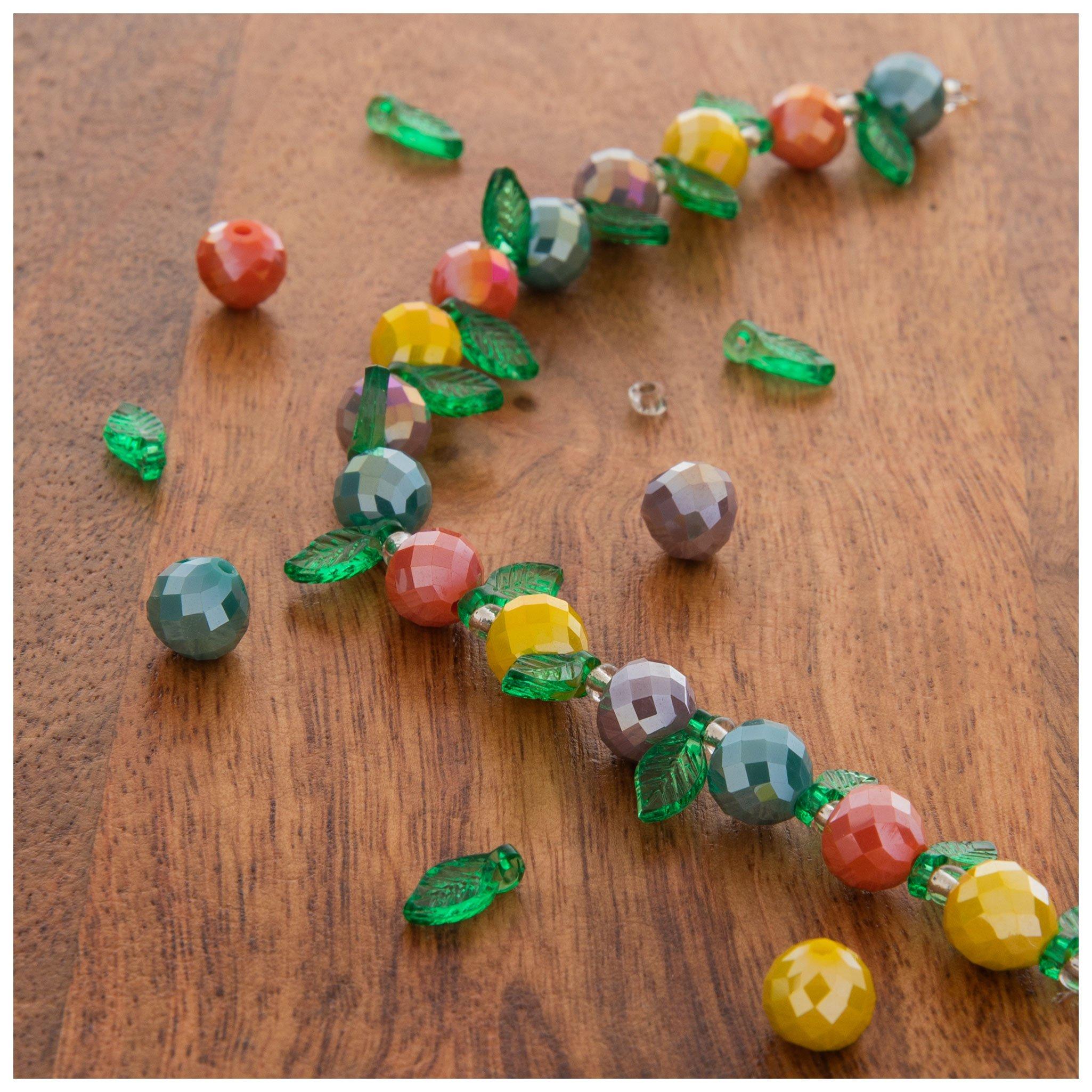 Leaf & Faceted Glass Bead Strand | Hobby Lobby | 2198190