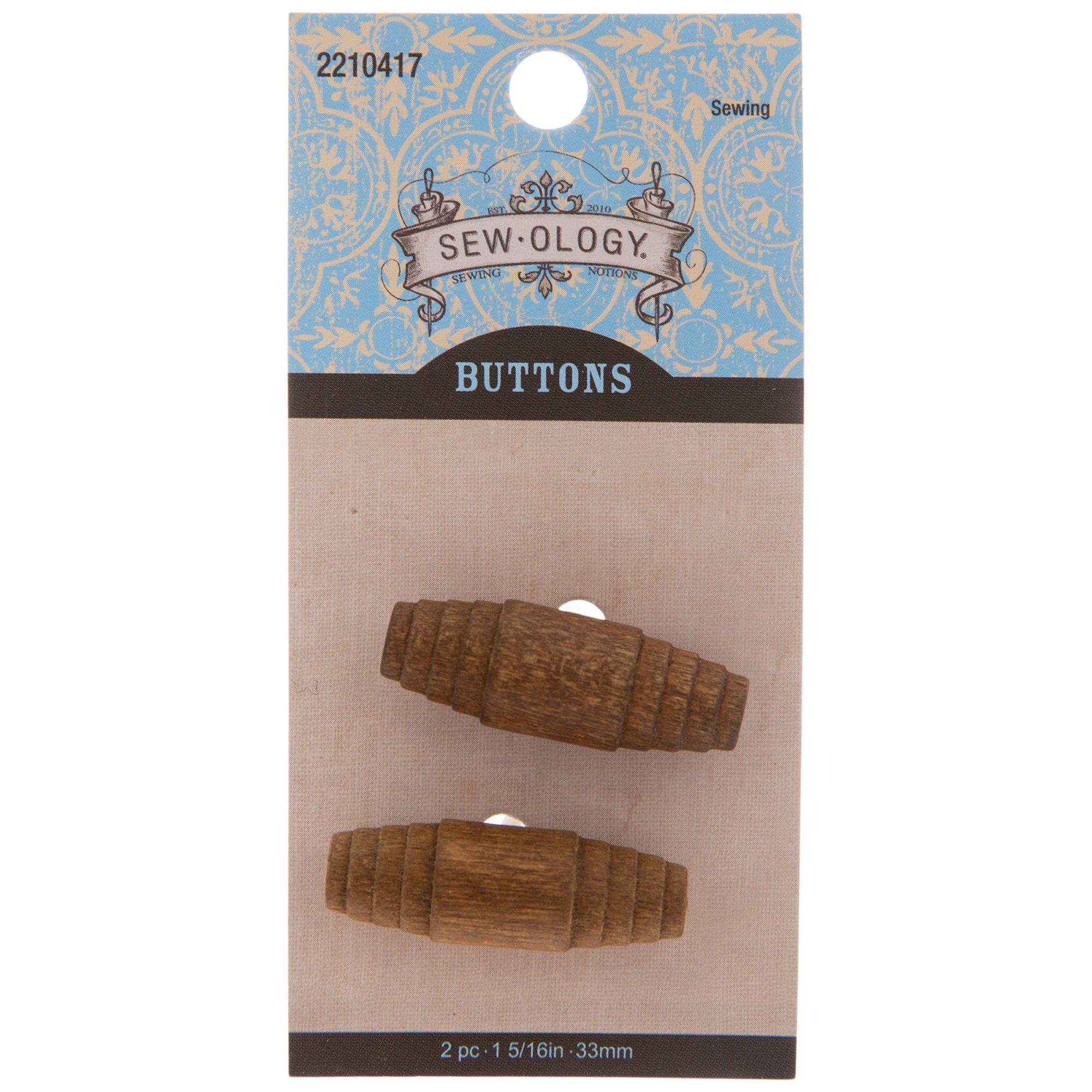 Brown Wood Toggle Buttons - 33mm | Hobby Lobby | 2210417