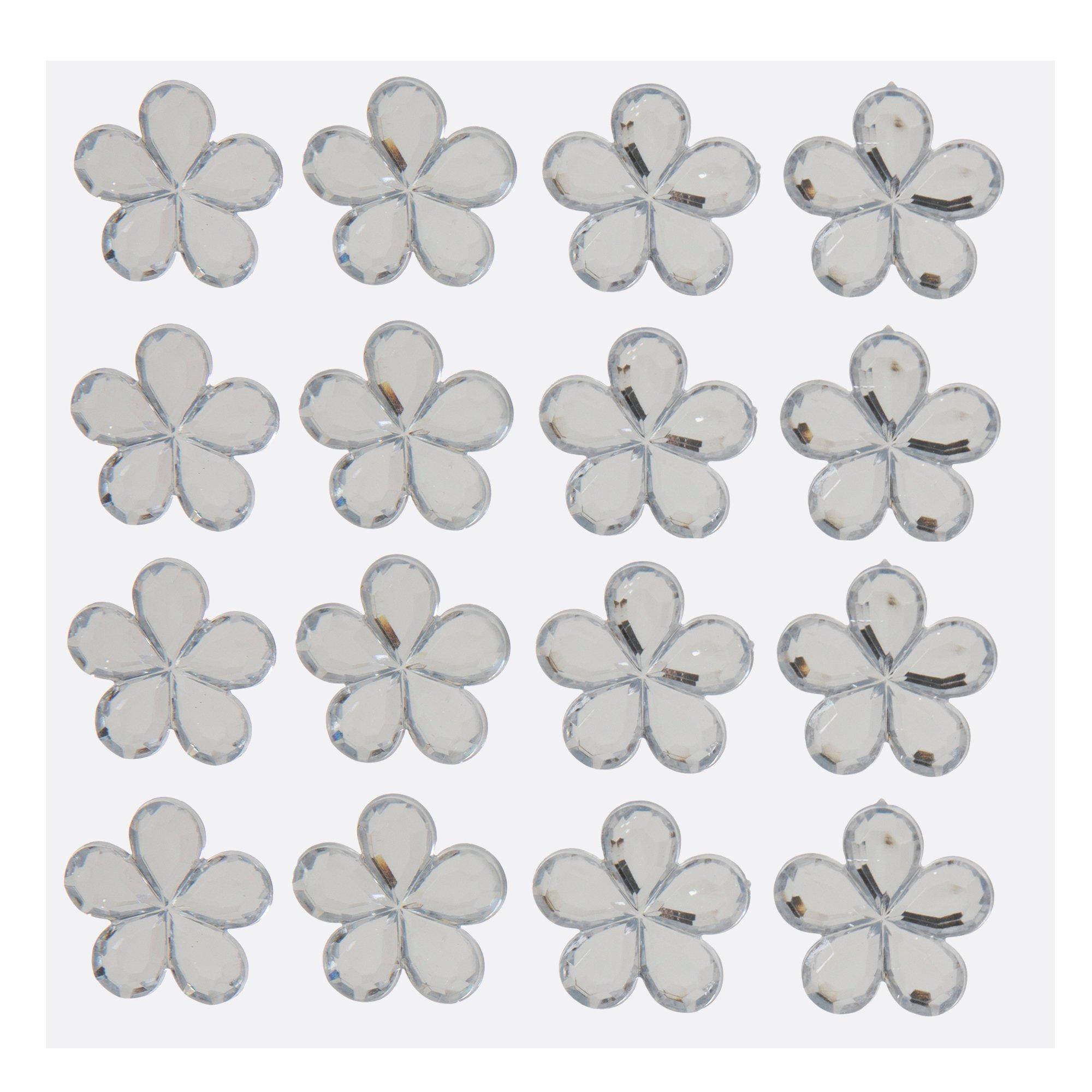 Tear Drop Flower Rhinestone Stickers | Hobby Lobby | 2211886