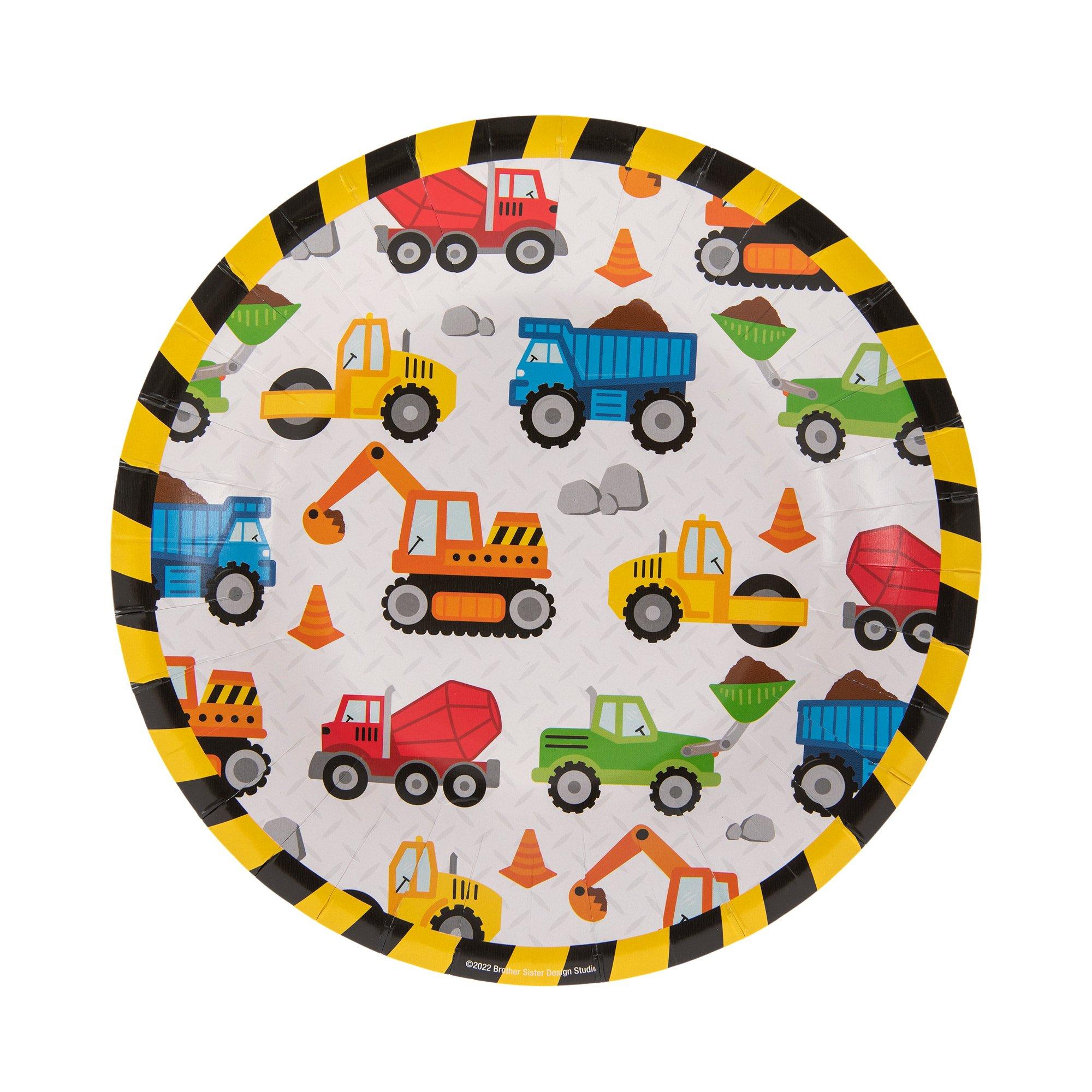 Construction Vehicles Paper Plates - Small | Hobby Lobby | 2213734