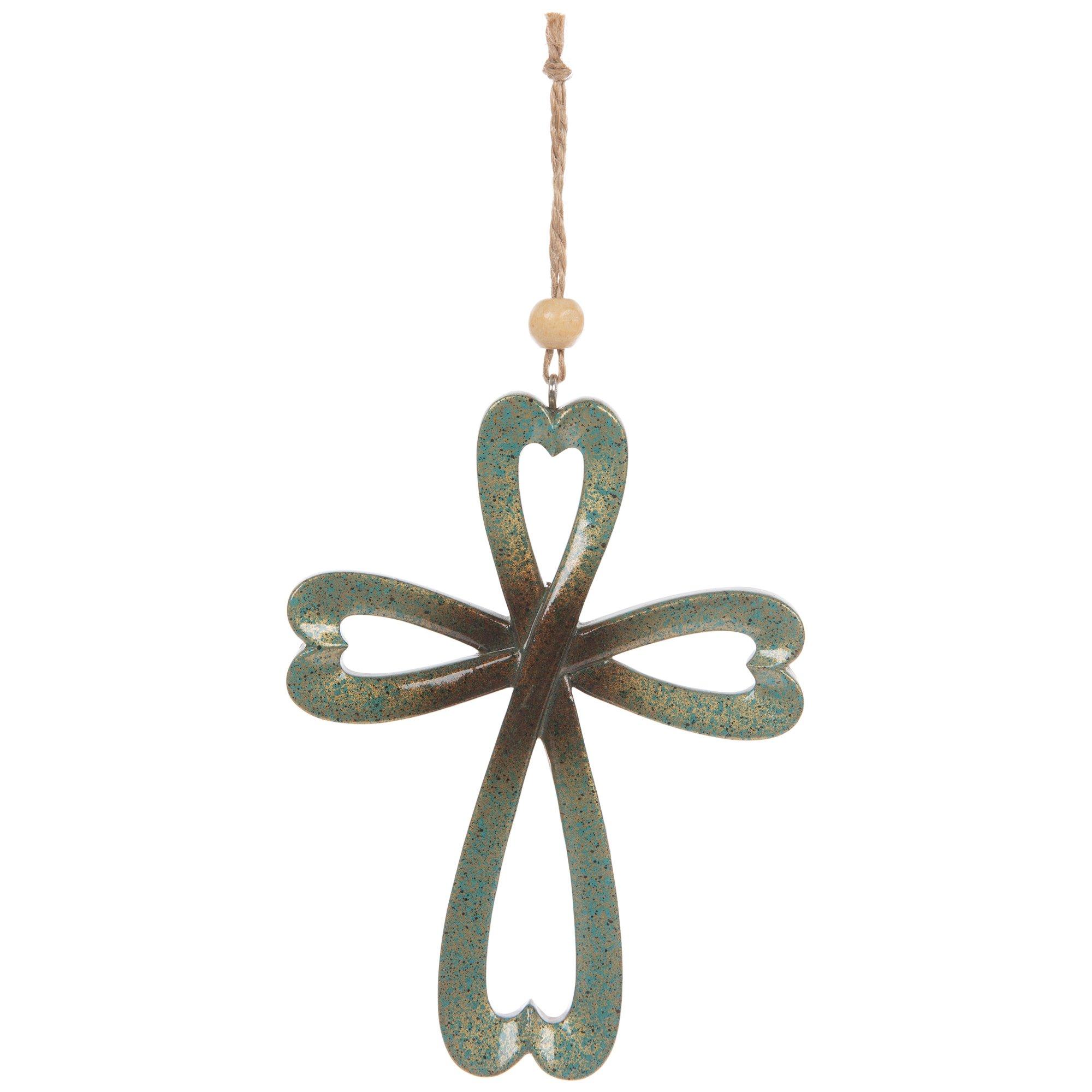 Green & Gold Patina Looped Wall Cross | Hobby Lobby | 2223055