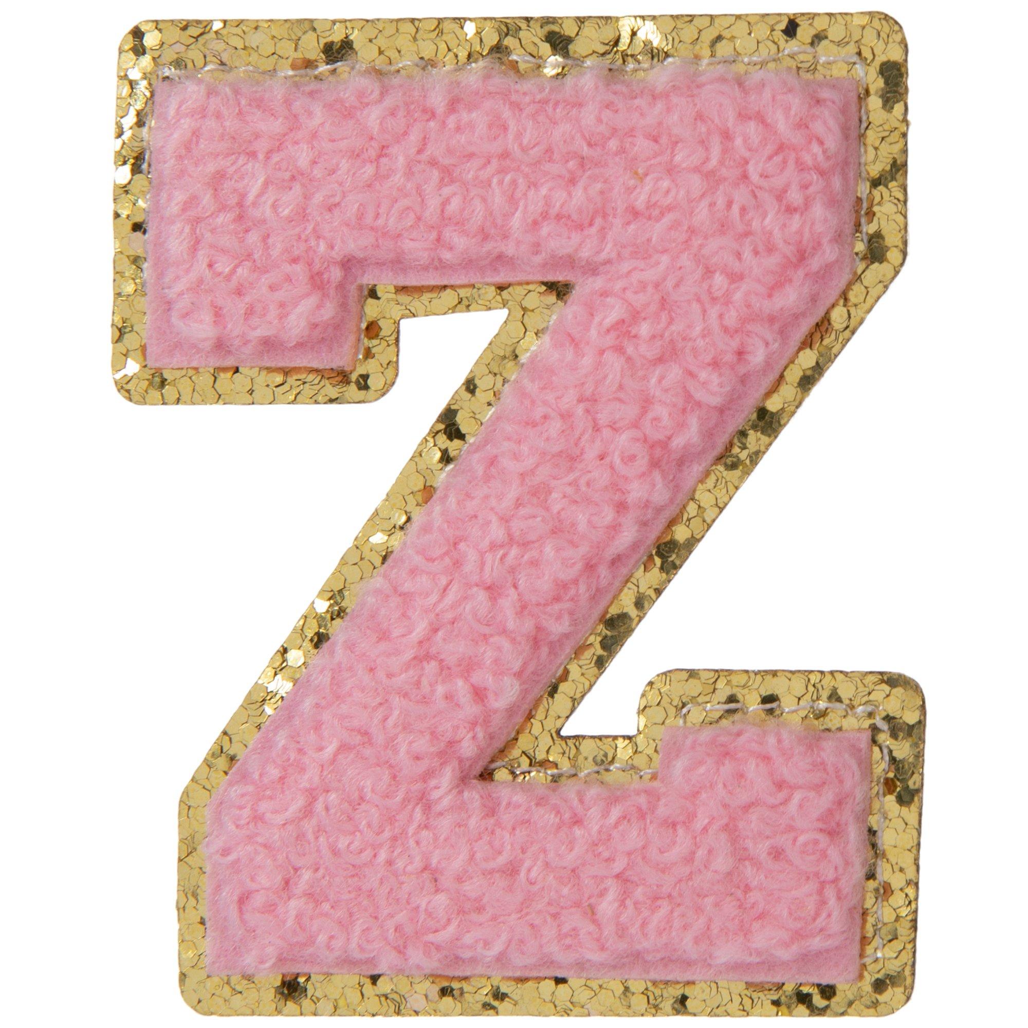 Pink & Gold Letter Patch Sticker | Hobby Lobby | 2227338