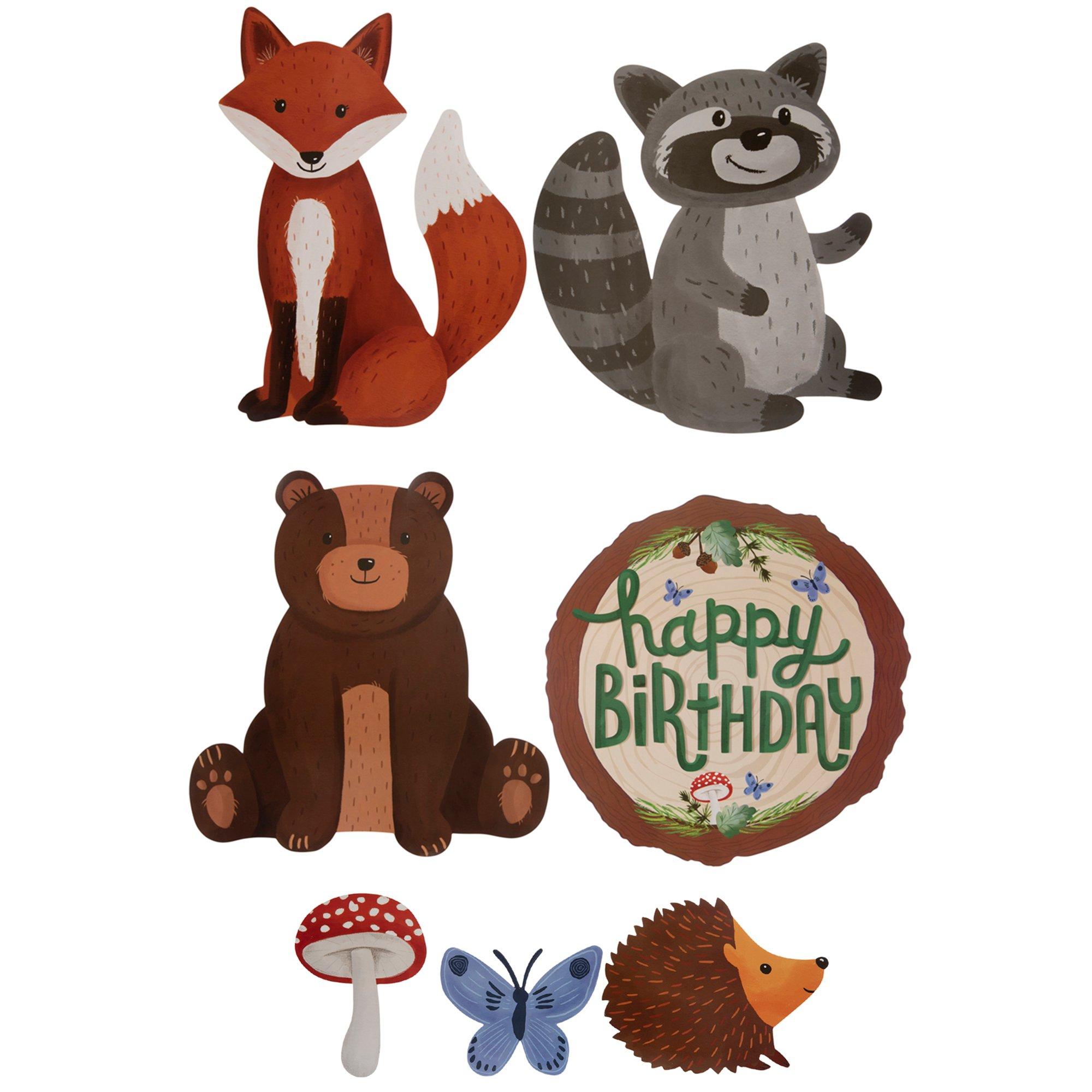 Woodland Happy Birthday Cutouts | Hobby Lobby | 2234680