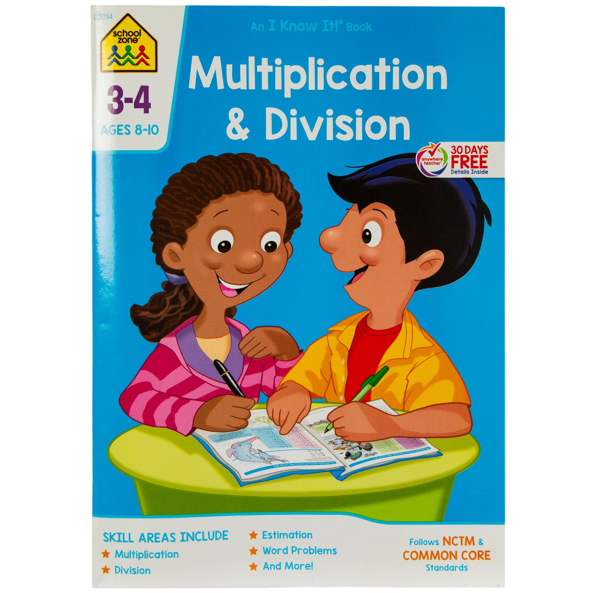 Multiplication & Division Workbook | Hobby Lobby | 2245025