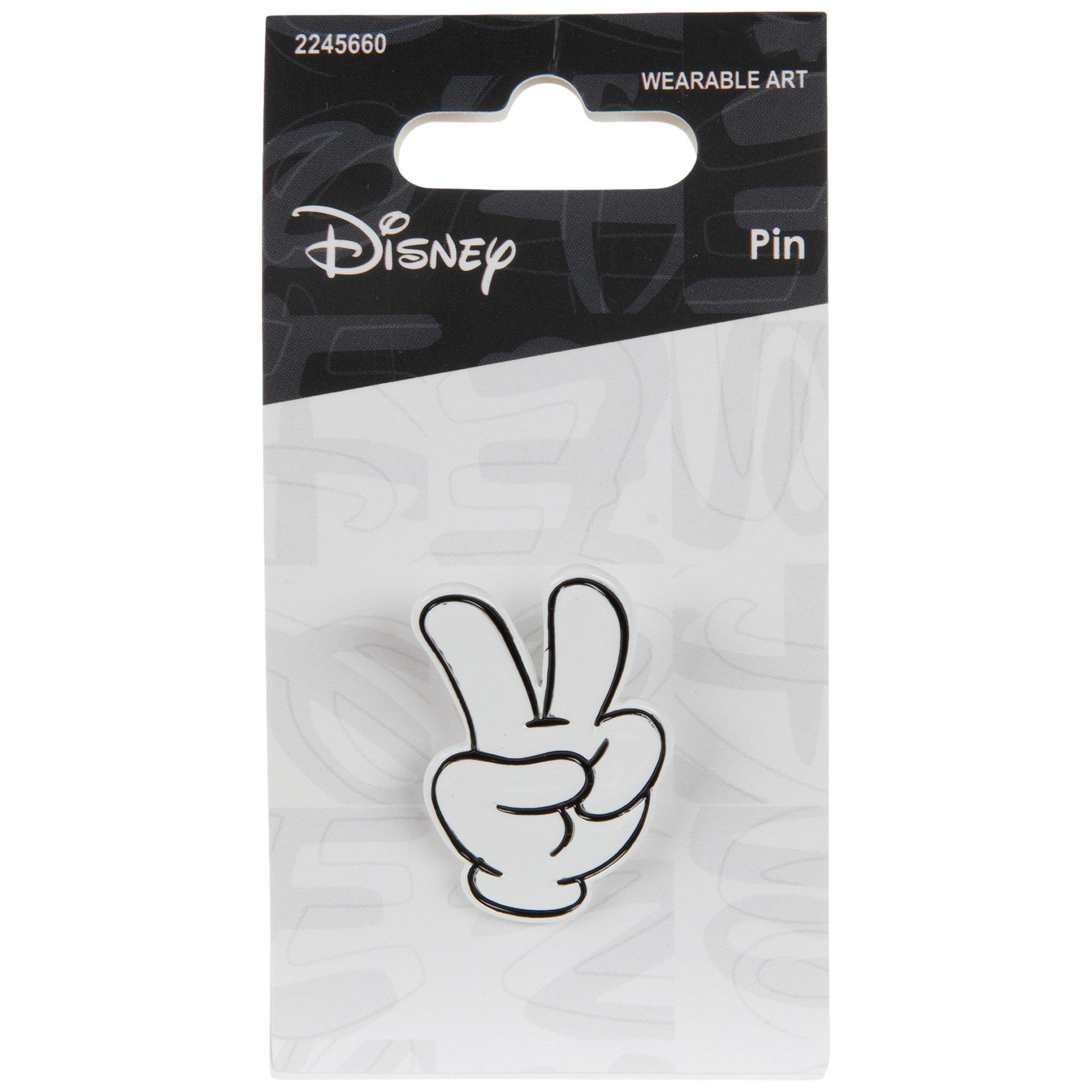 Disney Mickey Peace Sign Enamel Pin | Hobby Lobby | 2245660