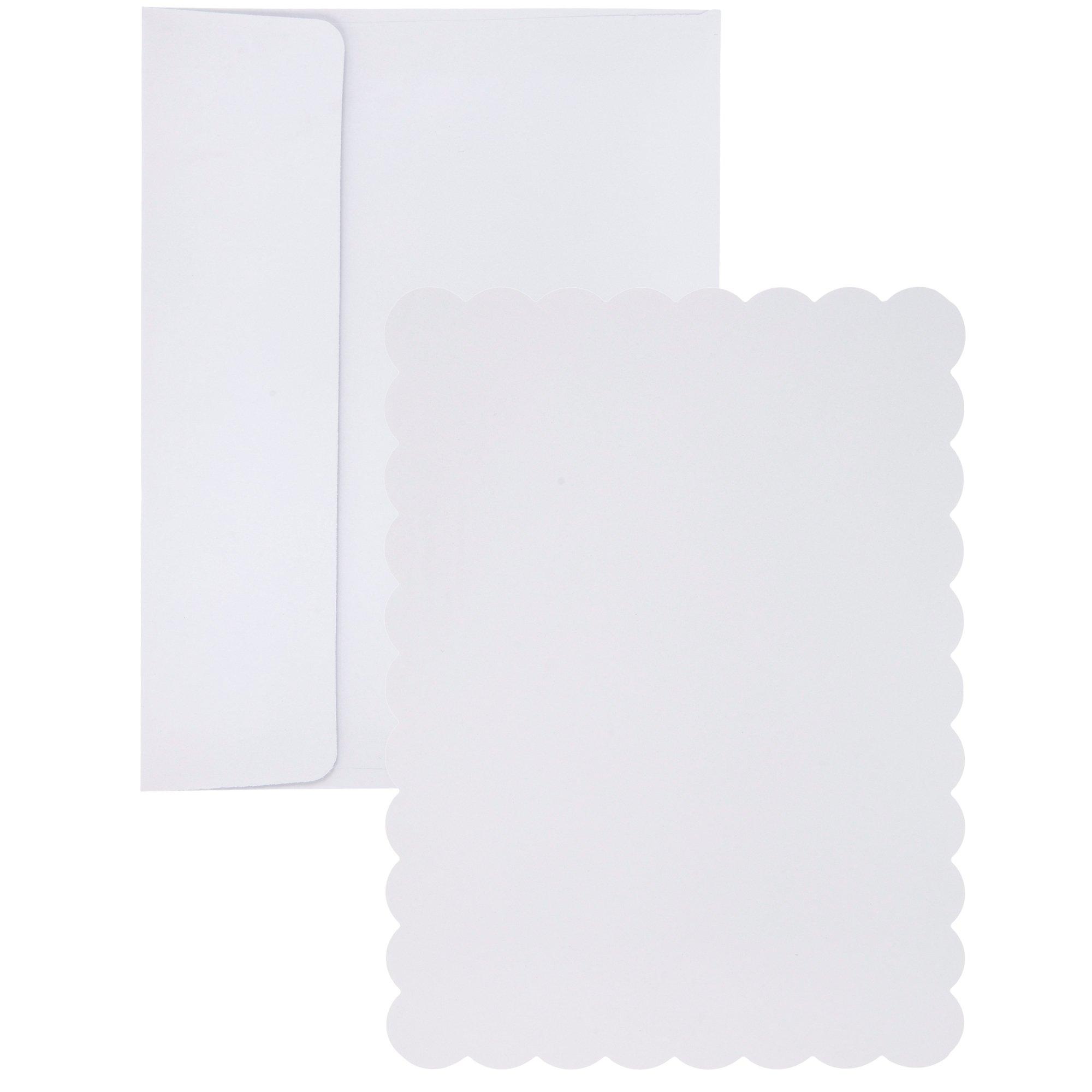 Scalloped Flat Cards & Envelopes - A7 | Hobby Lobby | 2253292