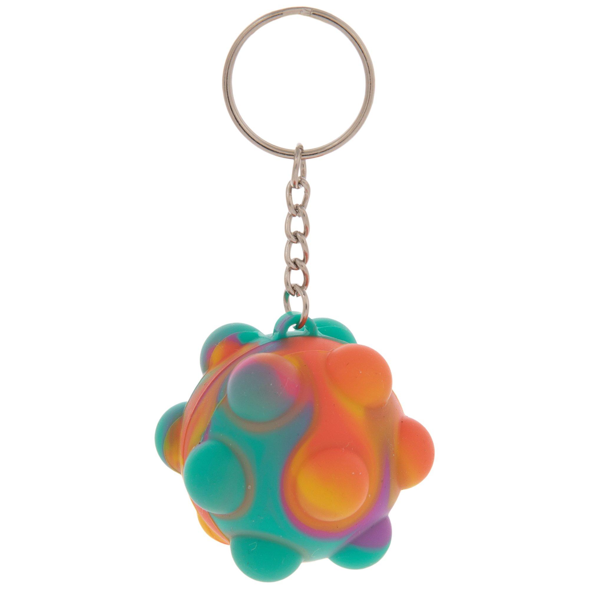 Tie-Dye Orb Popper Fidget Keychain | Hobby Lobby | 2257335