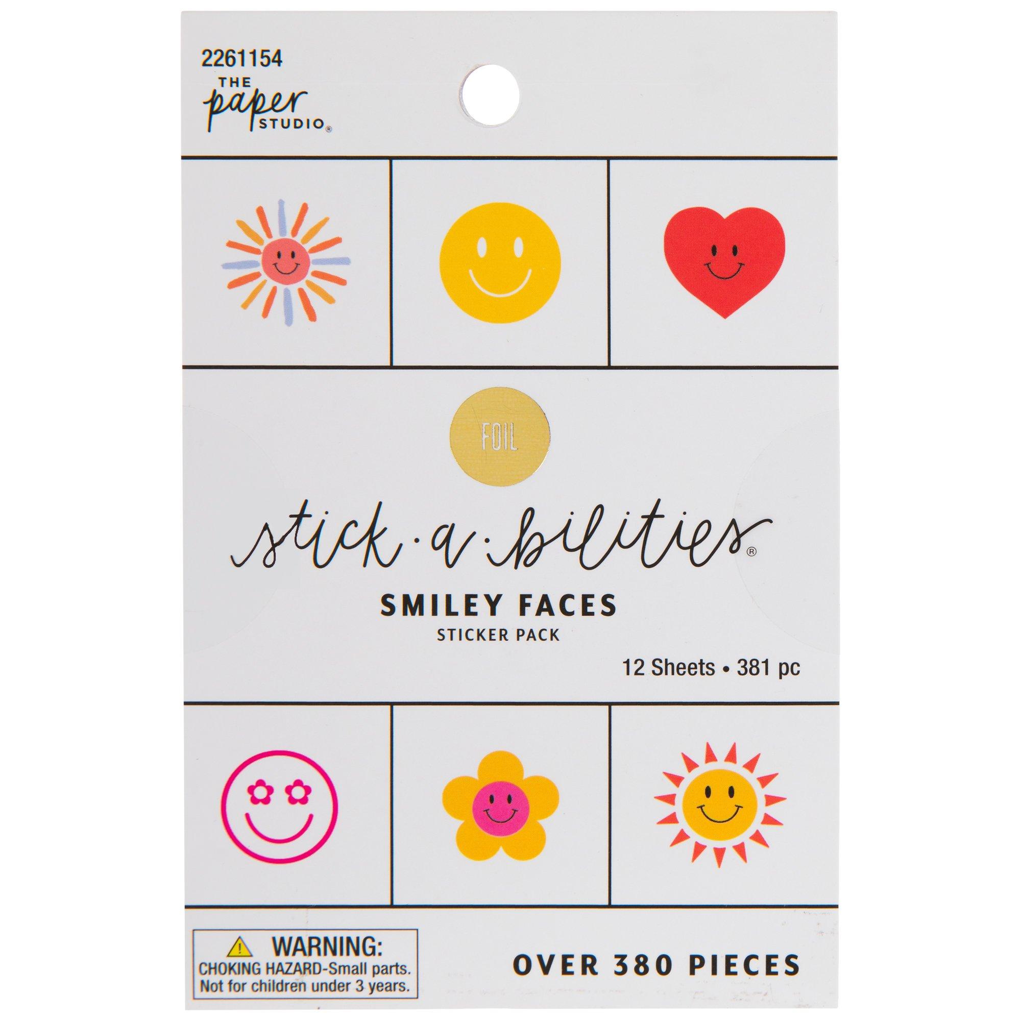 Smiley Face Foil Stickers | Hobby Lobby | 2261154