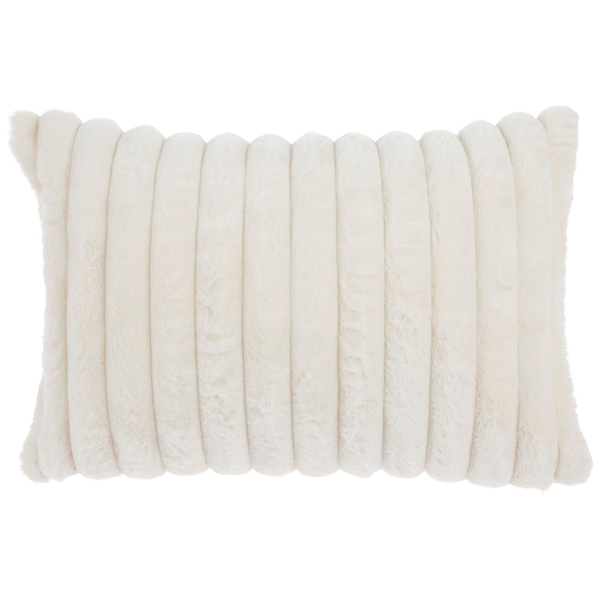 Ridged Faux Fur Pillow | Hobby Lobby | 2268886