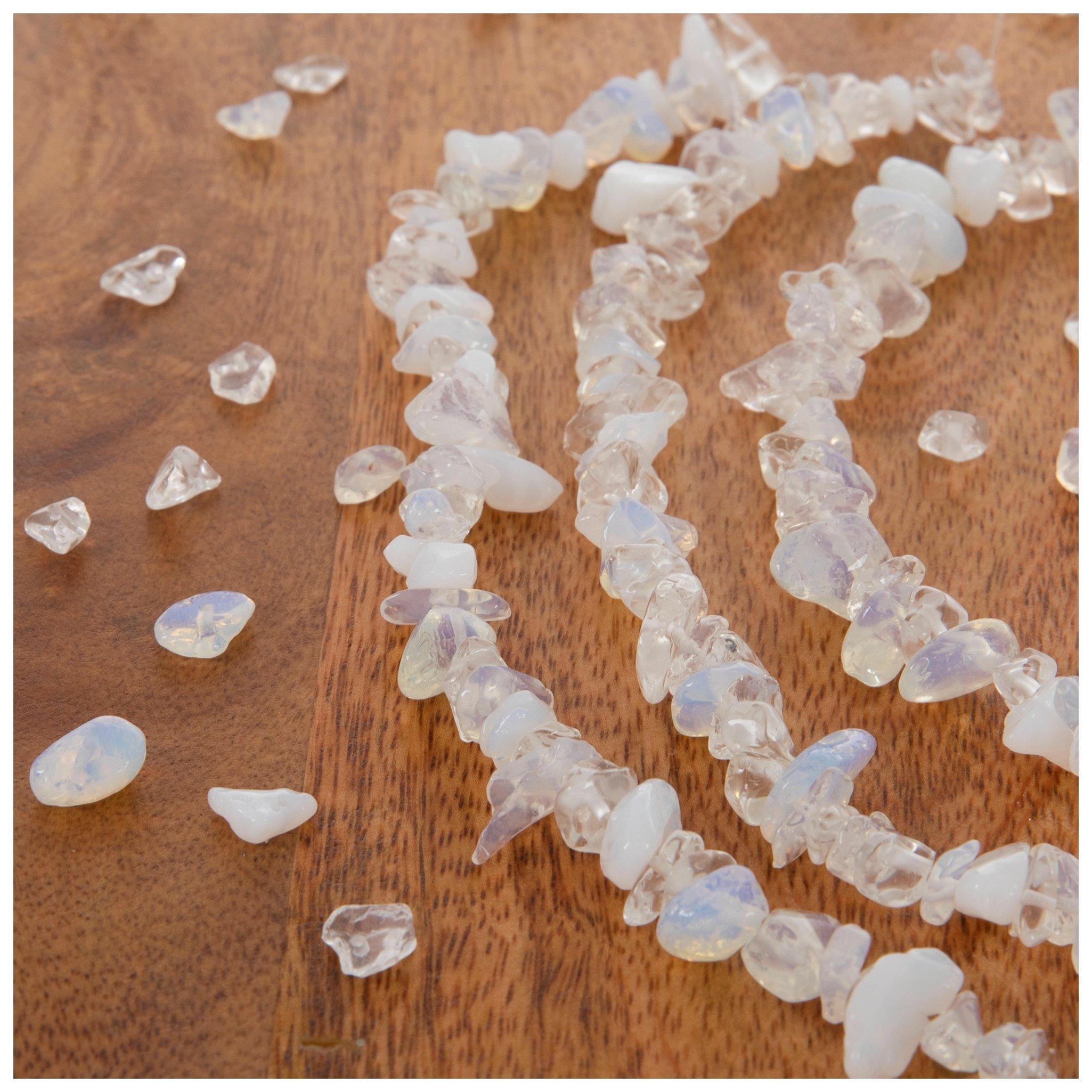 White Opal Chip Bead Strands | Hobby Lobby | 2271641