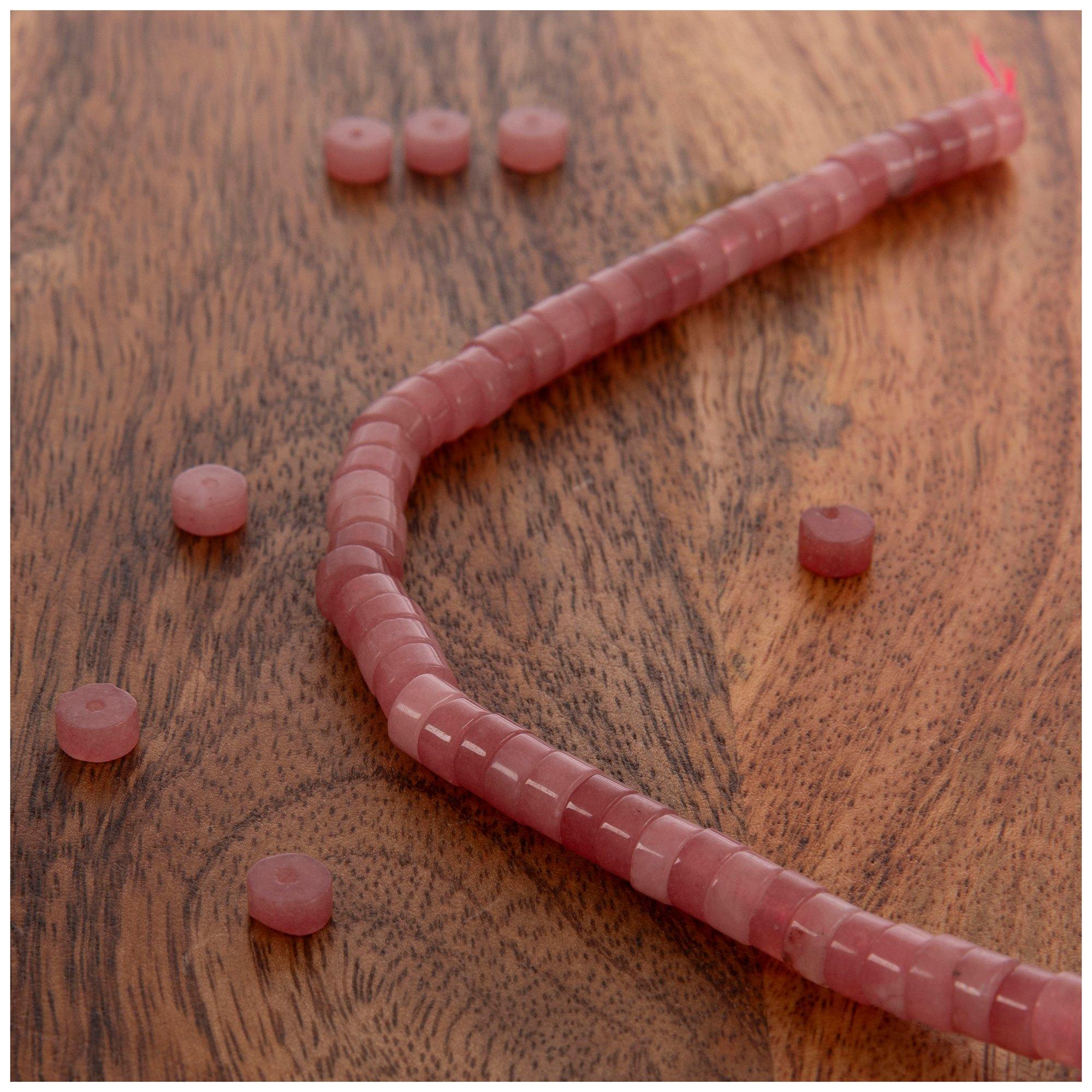 Dyed Strawberry Quartz Heishi Bead Strand | Hobby Lobby | 2272169