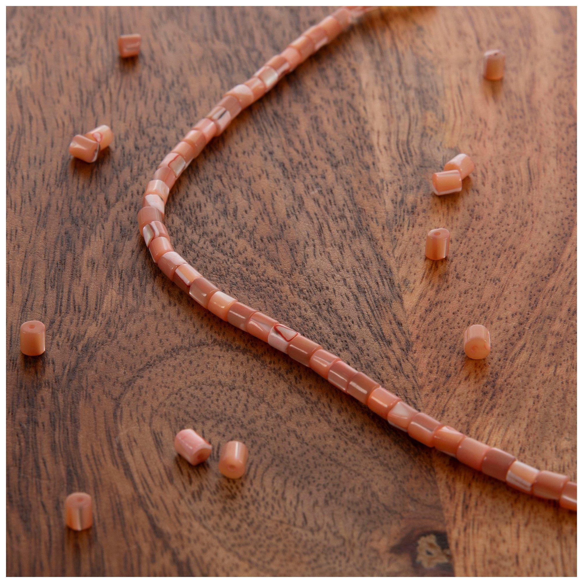 Pink Dyed Tube Shell Bead Strand | Hobby Lobby | 2272193