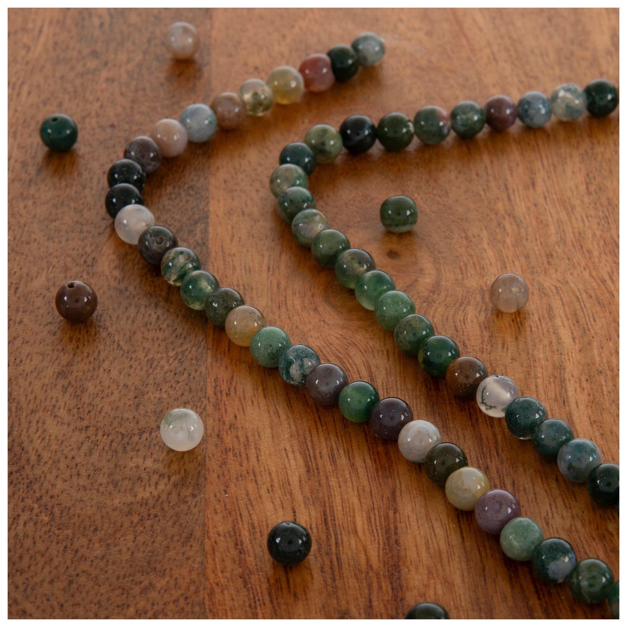 Indian Agate Round Bead Strand | Hobby Lobby | 2272276
