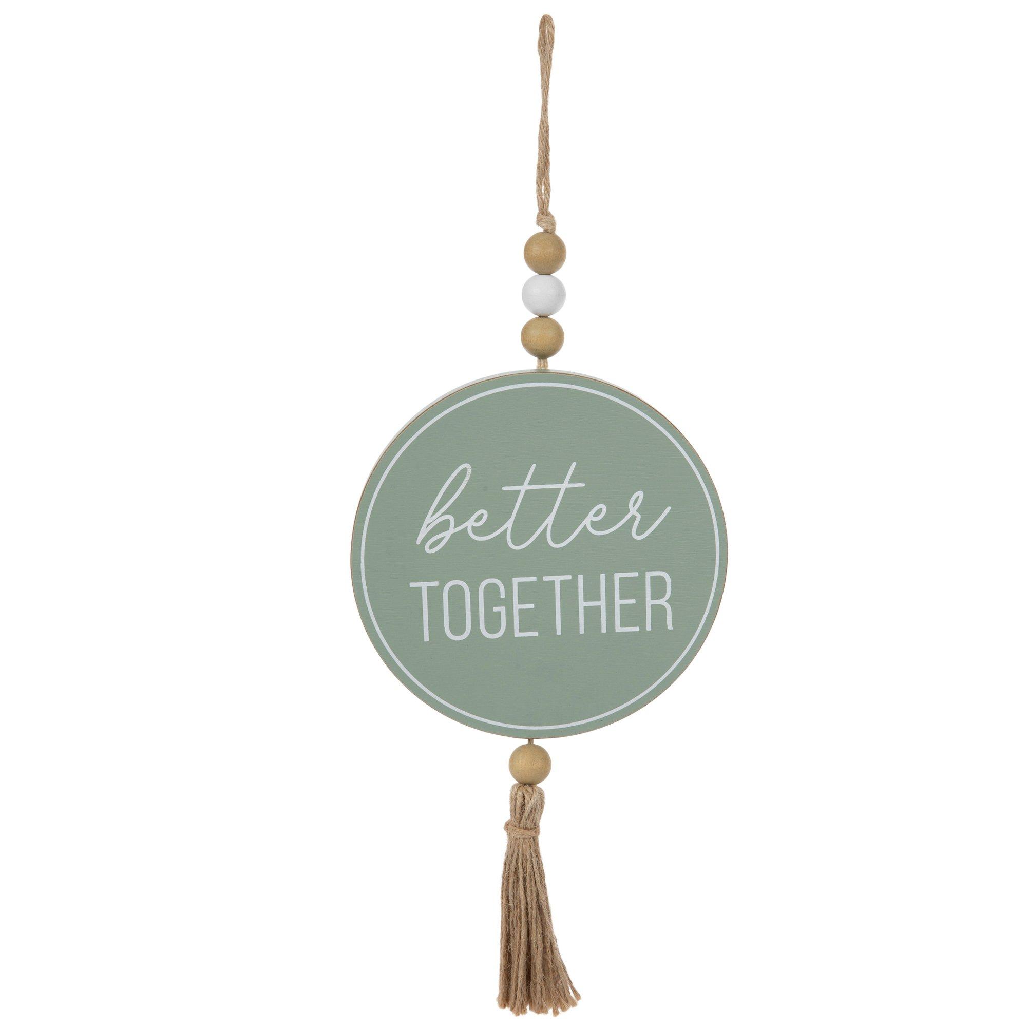 Better Together Beaded Wood Wall Decor | Hobby Lobby | 2276756