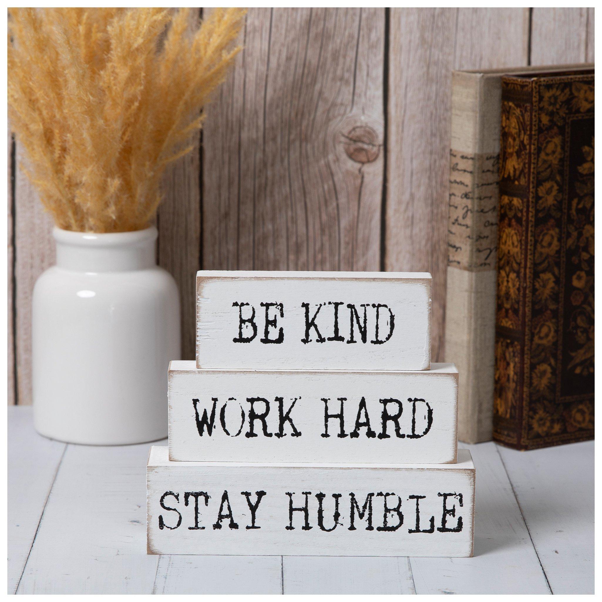 Be Kind Stacked Block Wood Decor | Hobby Lobby | 2277556