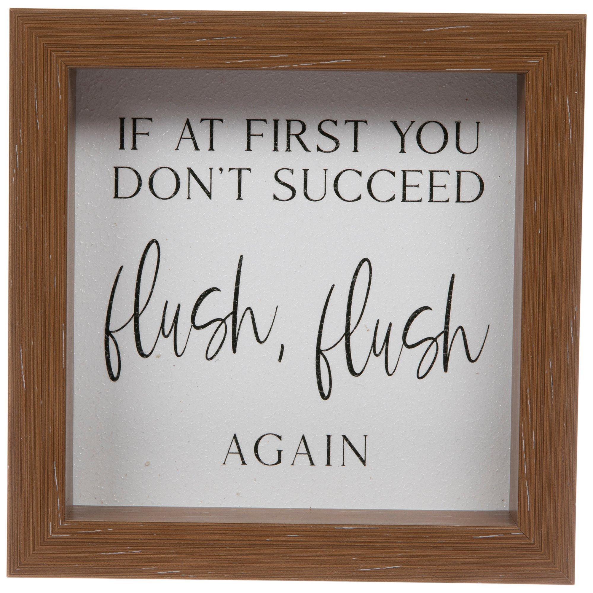 Flush Flush Again Wood Decor | Hobby Lobby | 2277762