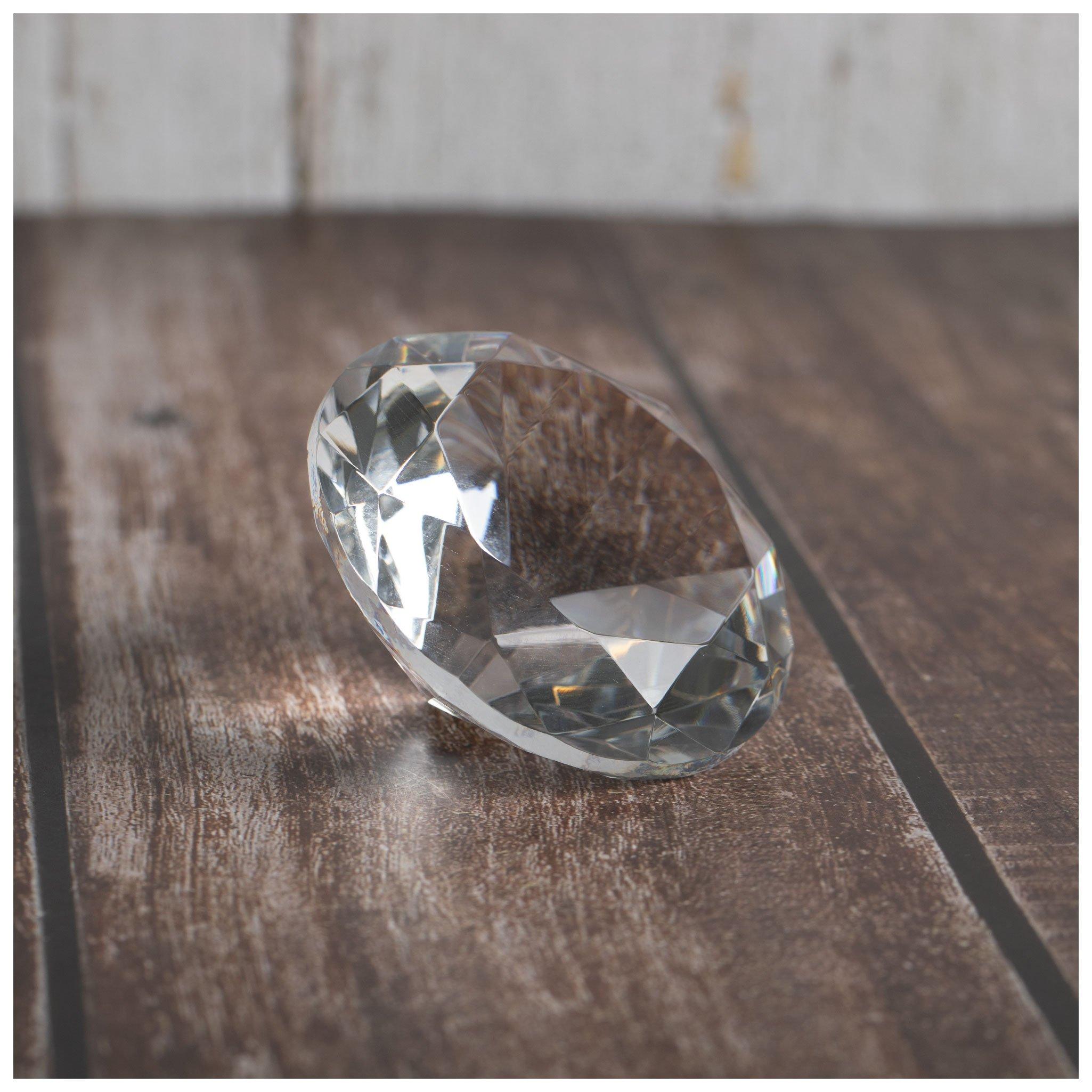 Diamond Glass Paperweight | Hobby Lobby | 2281400