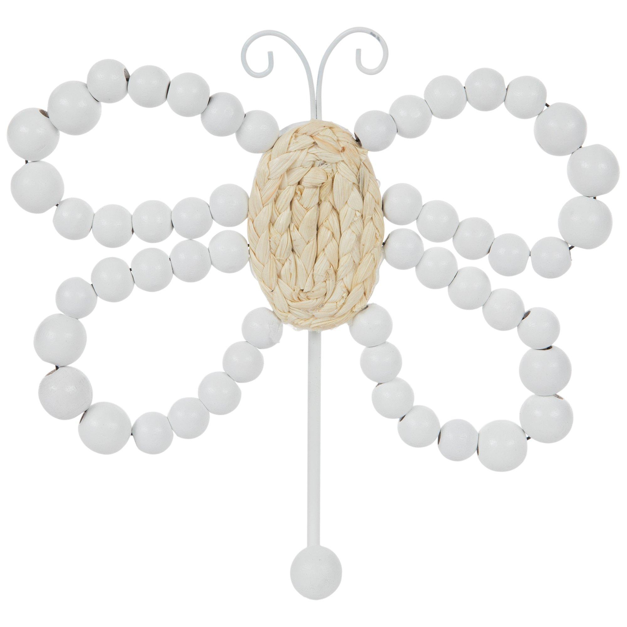 White Beaded Butterfly Hook | Hobby Lobby | 2281772