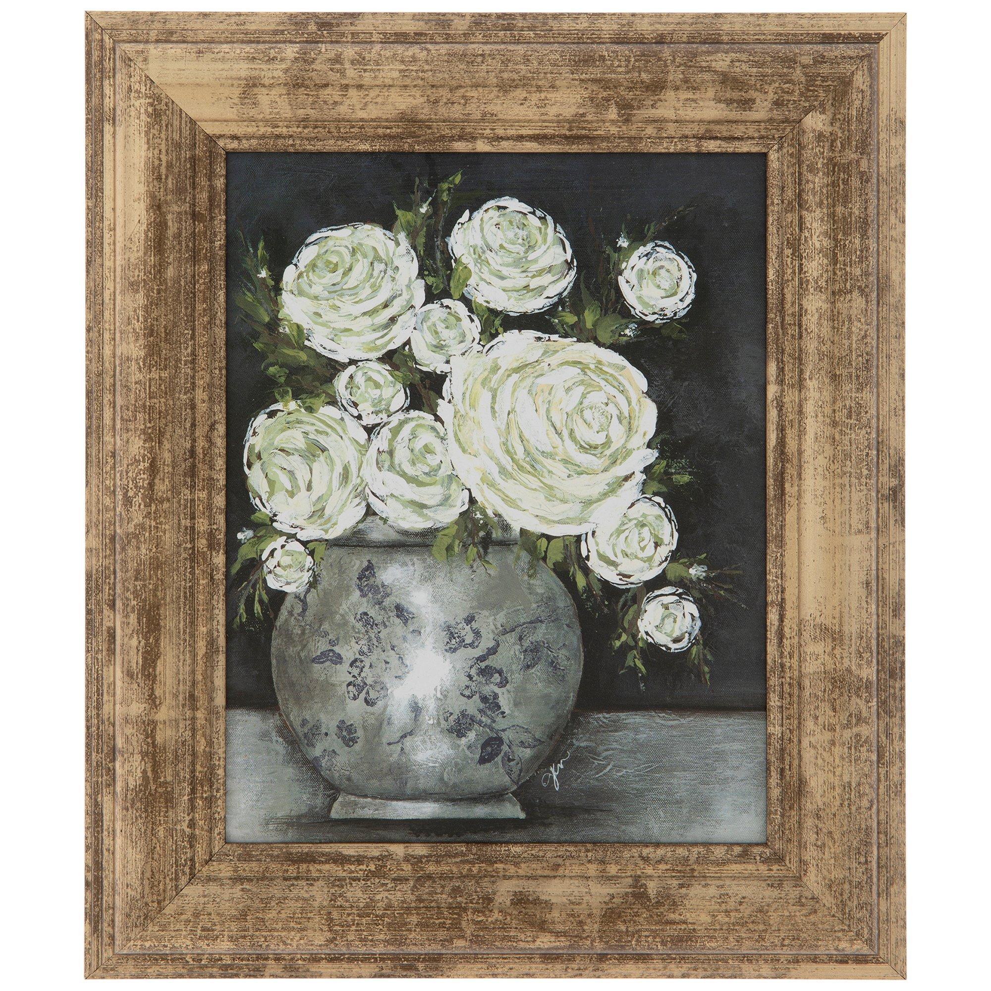 White Floral Bouquet Framed Wall Art | Hobby Lobby | 2282150 White Floral Bouquet Framed Wall Art | Hobby Lobby | 2282150