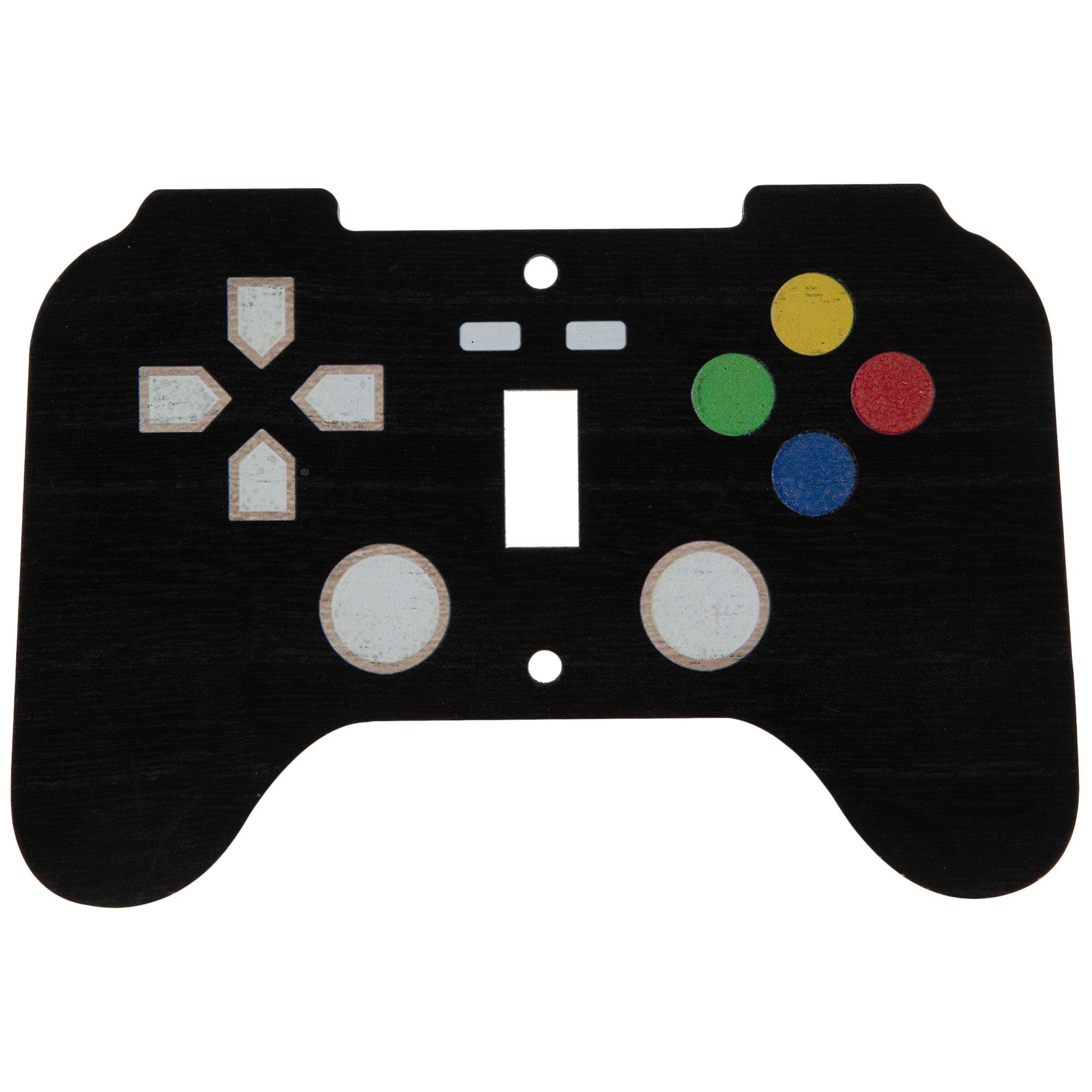 Black Game Controller Switch Plate | Hobby Lobby | 2283604